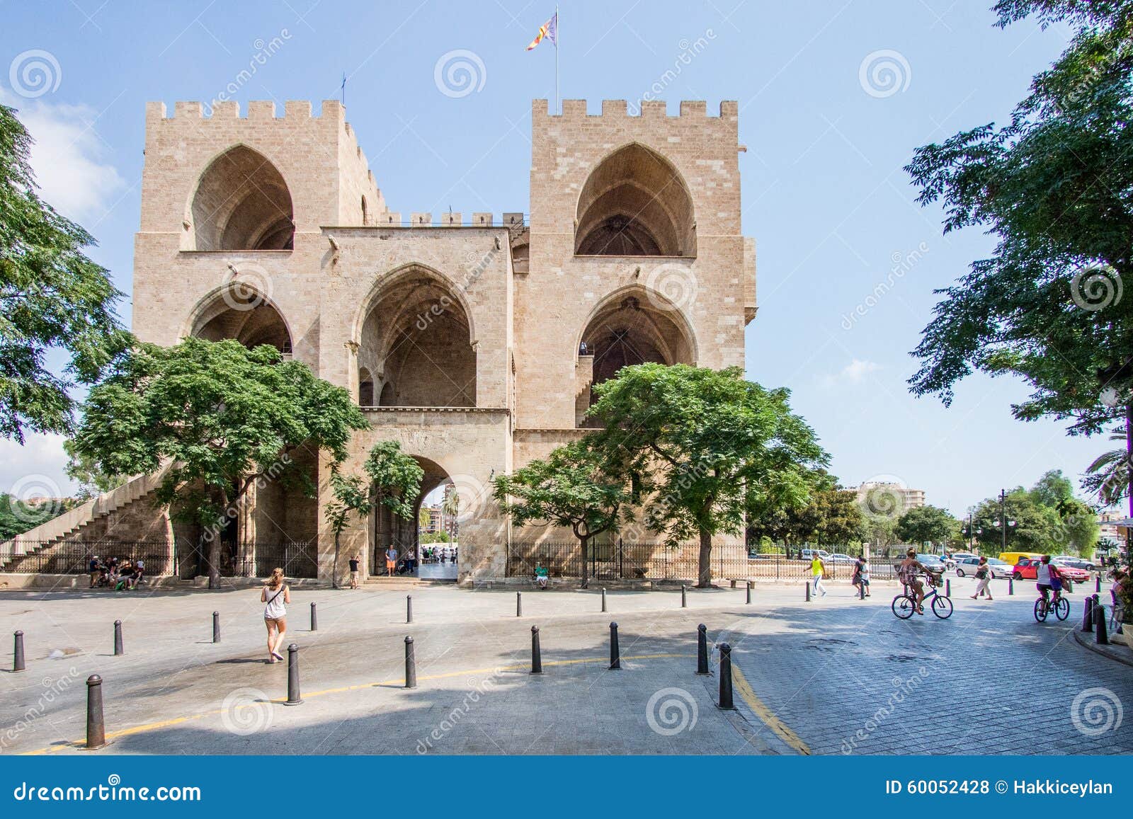 Historical Architecture of Valencia Stock Photo - Image of pretty ...