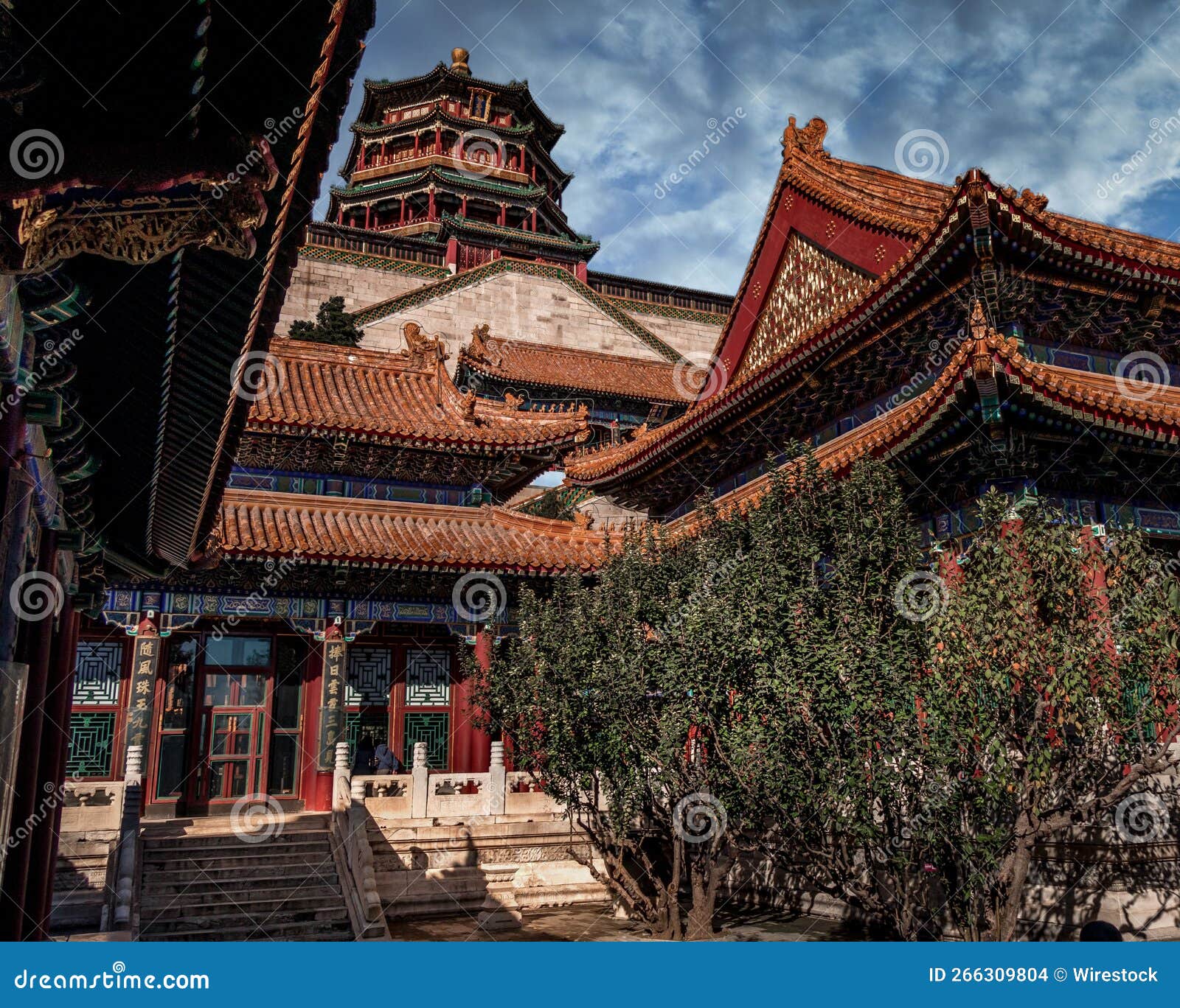 Historical Asian Building Temple Stock Photo - Image of china, landmark ...