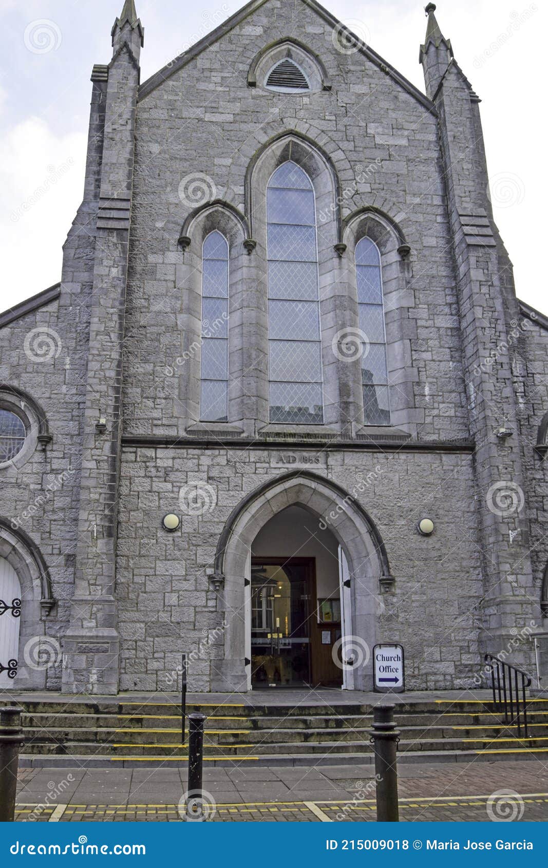 Historical Augustinian Church in Galway, Ireland Stock Photo - Image of ...