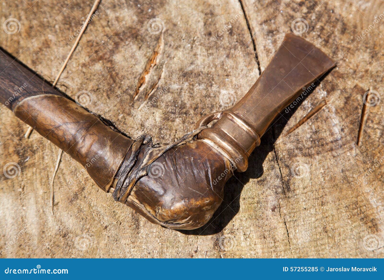 Historical axe stock image. Image of primitive, weapon - 57255285