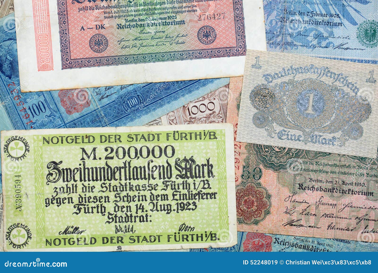 Historical banknotes stock image. Image of note, collection - 52248019