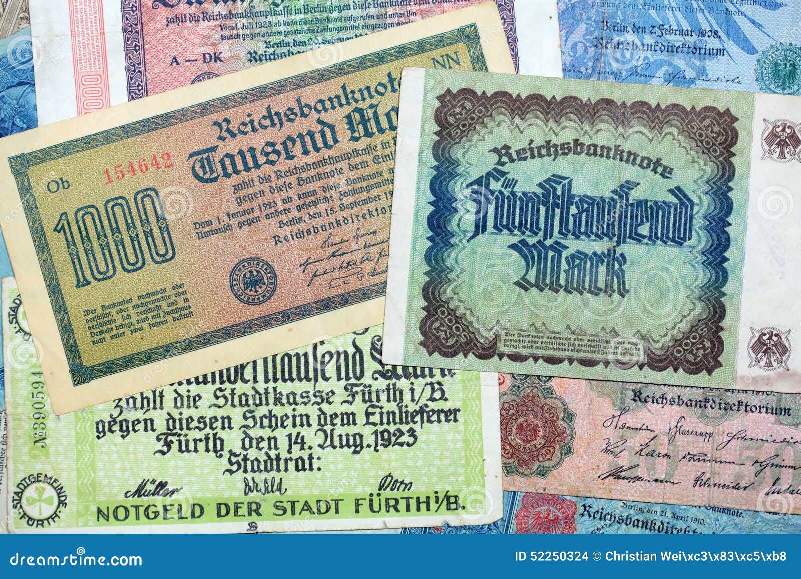 Historical banknotes stock photo. Image of markets, banknote - 52250324