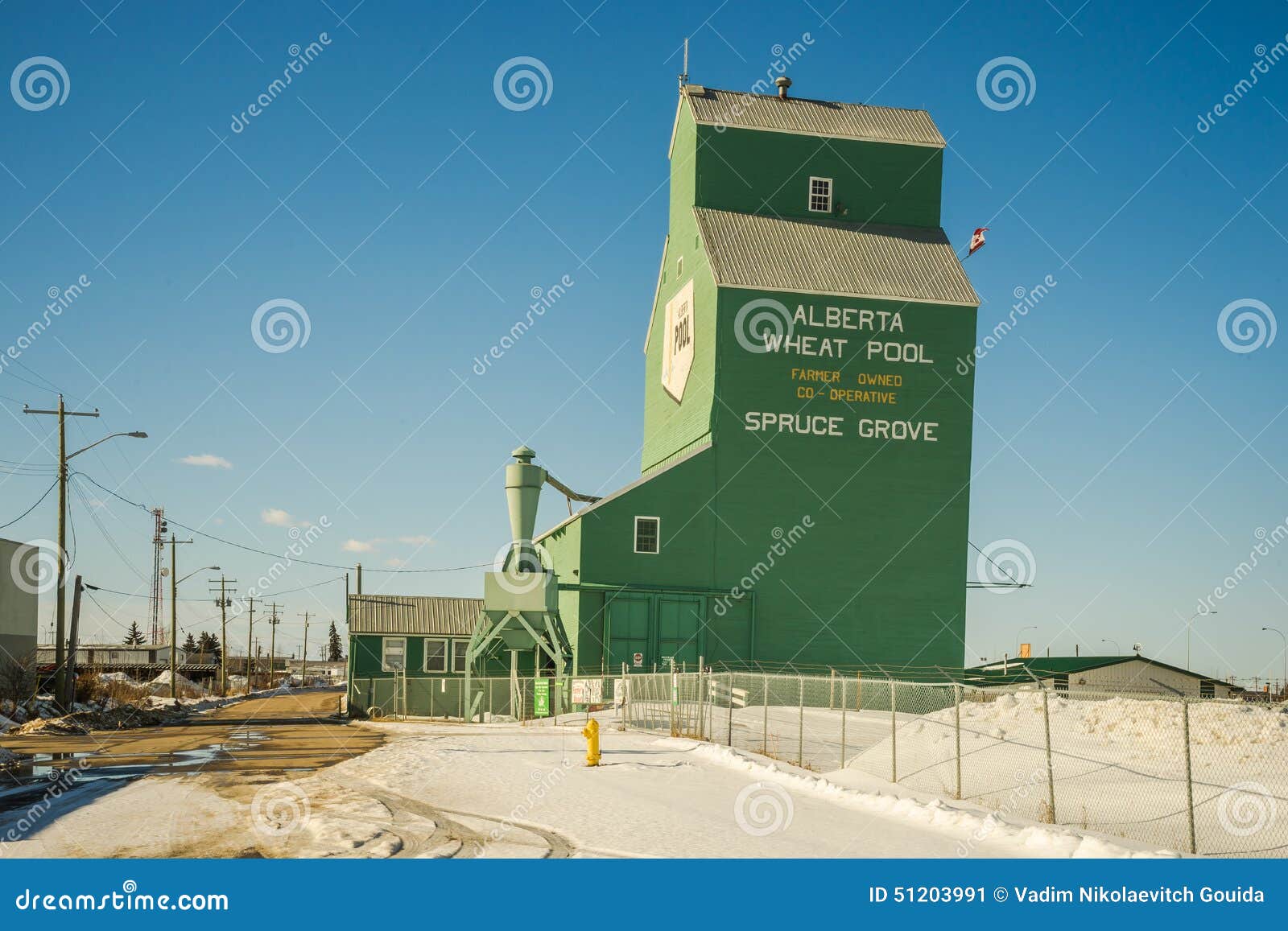 Historical Building of Alberta Wheat Pool Farmer Co-operative Editorial ...