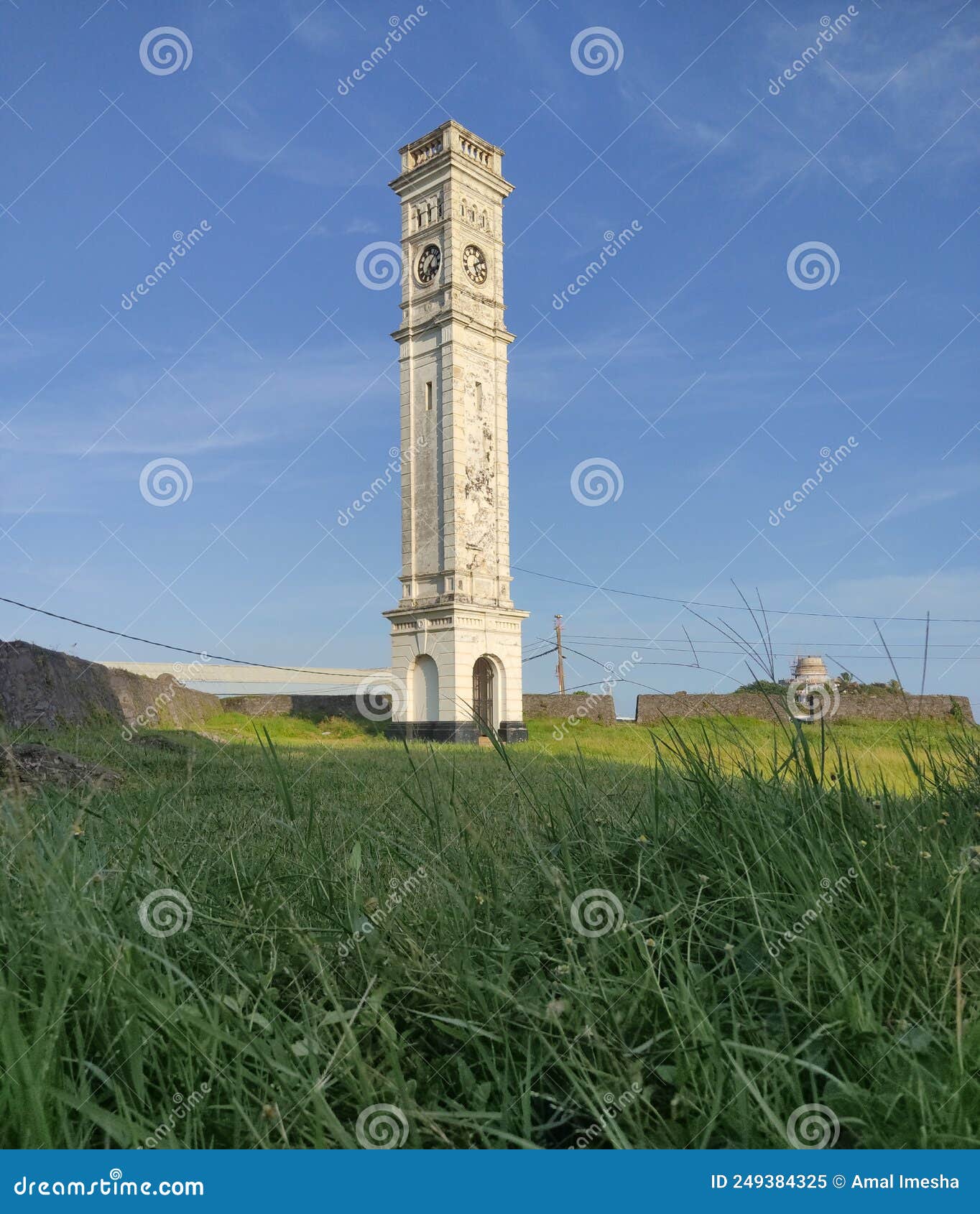 White Tower stock image. Image of tree, hill, fortification - 249384325