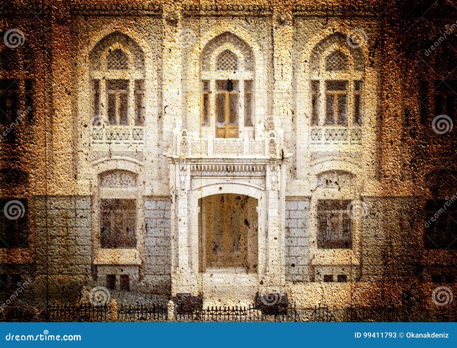 Historical Building Background Texture Stock Illustration ...