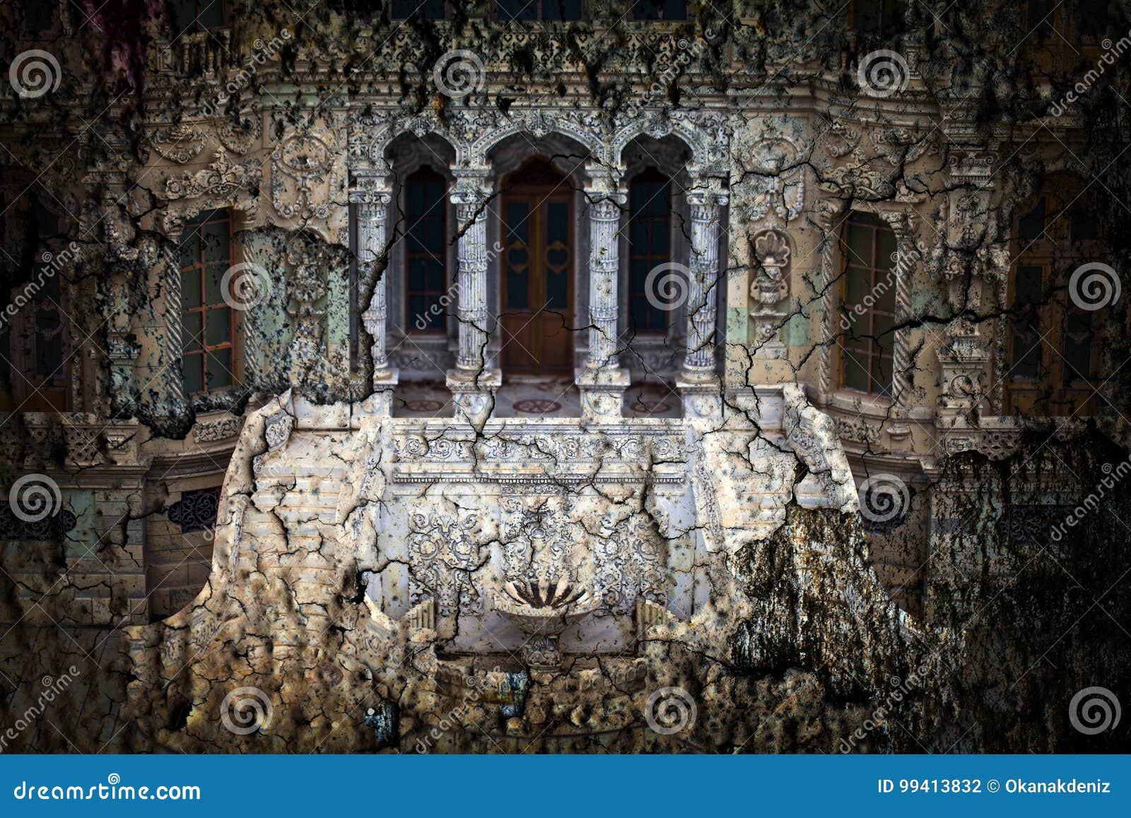 Historical Building Background Texture Stock Photo - Image of pillar ...
