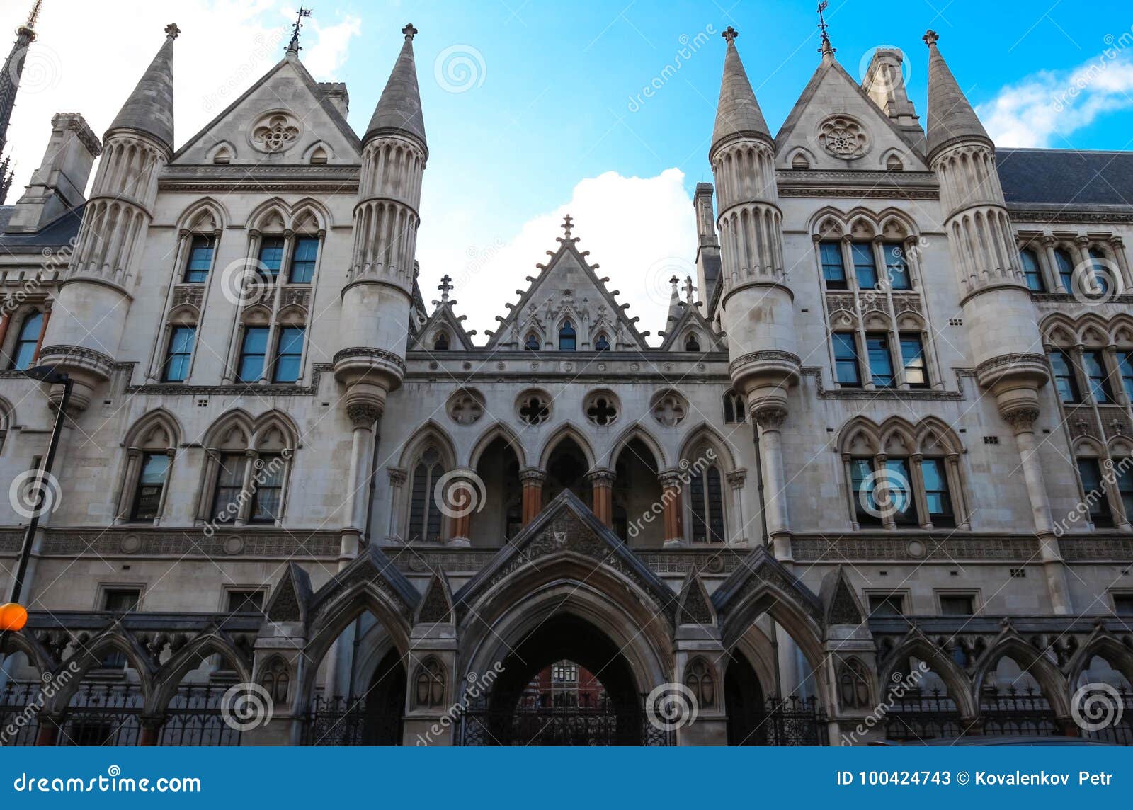 Historical Building and Entrance of Royal Courts of Justice in London ... Historical Building and Entrance of Royal Courts of Justice in London ...