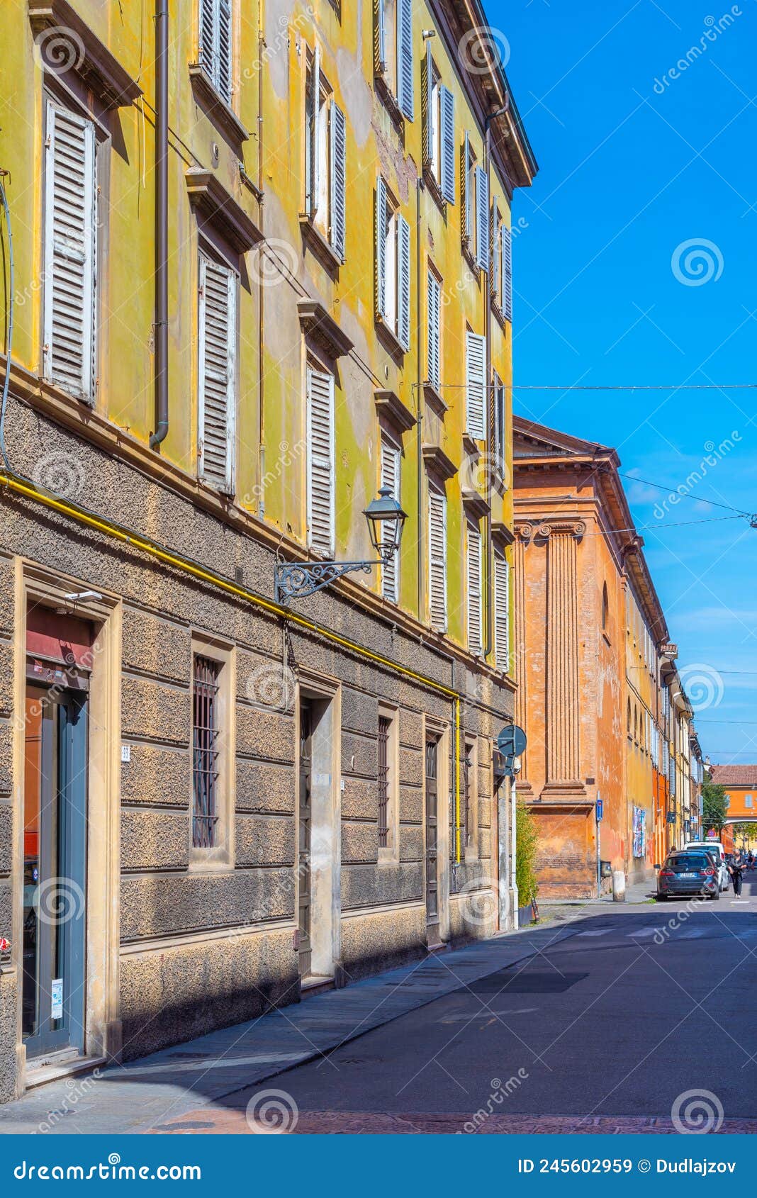 Historical Building in Italian Town Modena Editorial Stock Image ...