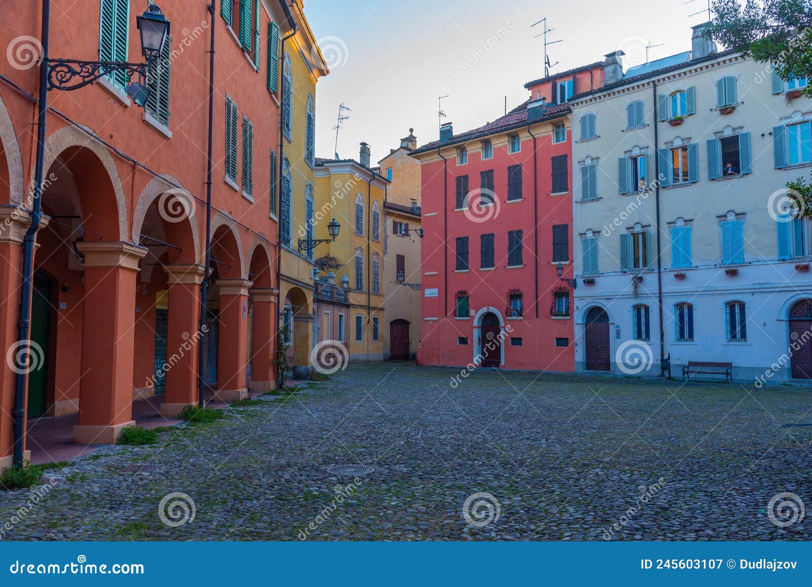 Historical Building in Italian Town Modena Editorial Photography ...