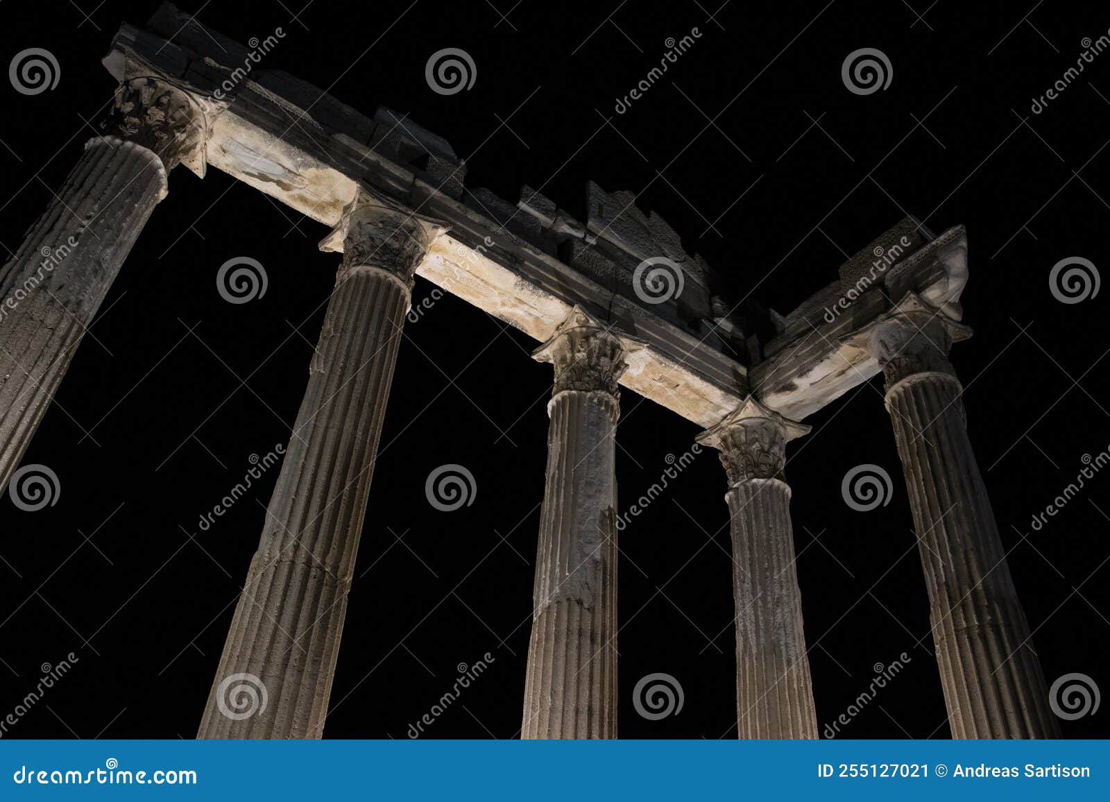 Historical Building with Marble Columns. Elements of Architectural ...