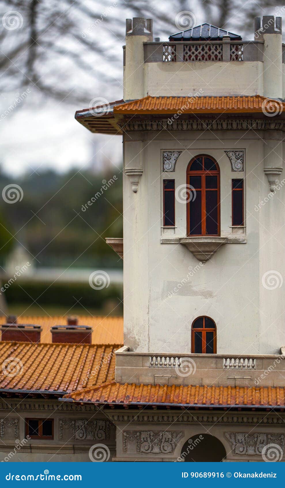 Historical Building Model stock photo. Image of medieval - 90689916