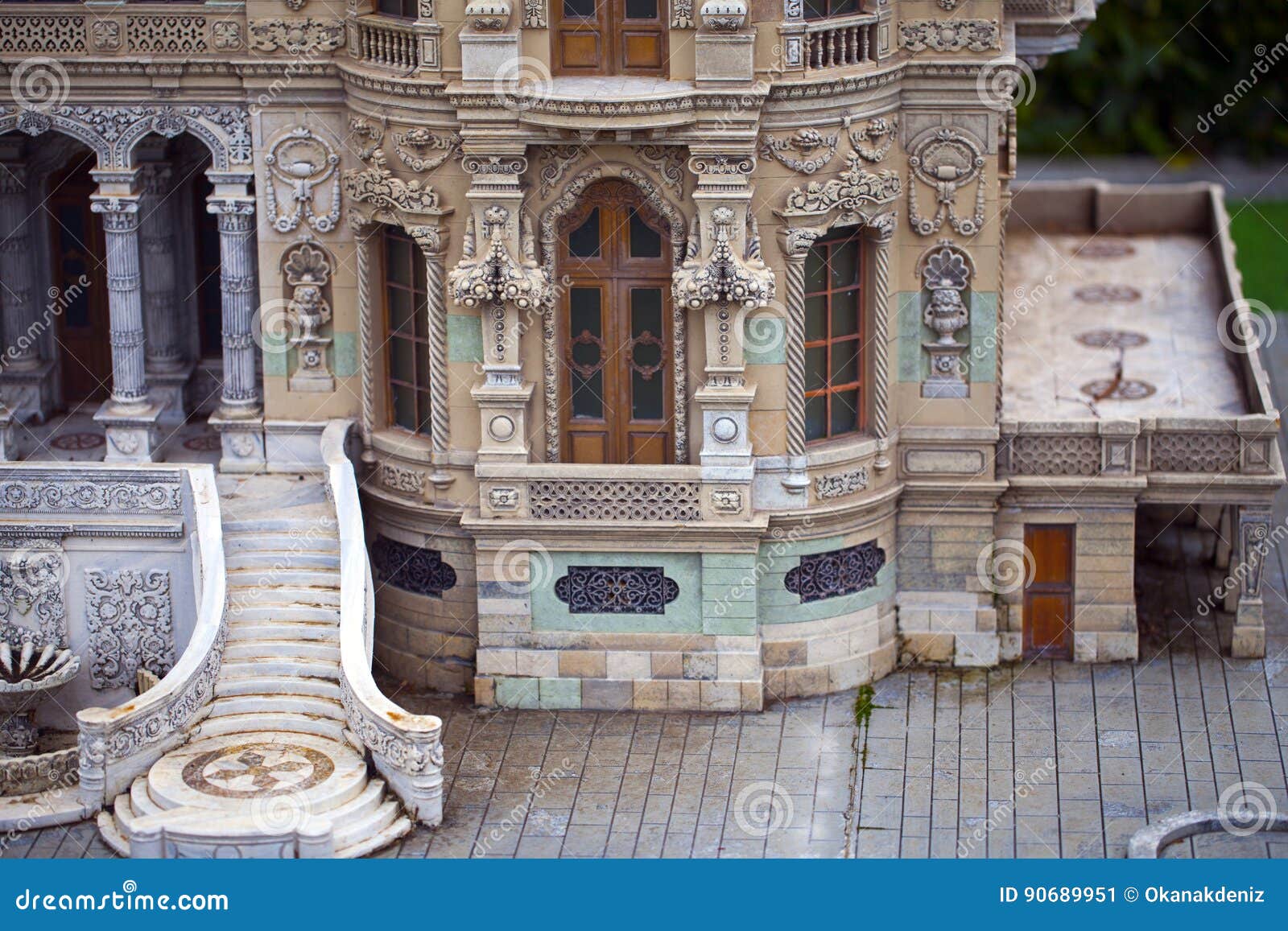 Historical Building Model stock image. Image of fortification - 90689951