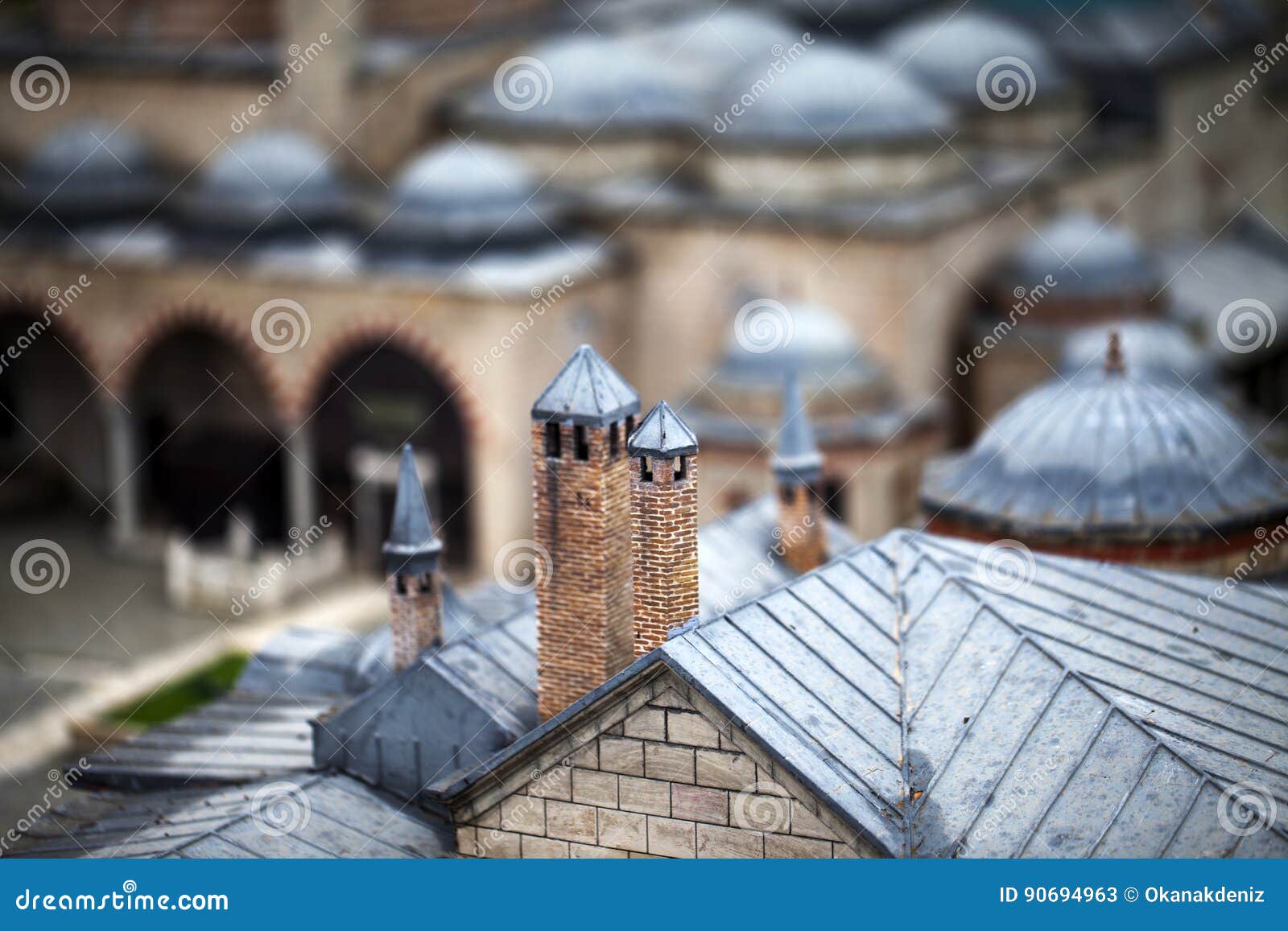 Historical Building Model stock image. Image of evening - 90694963