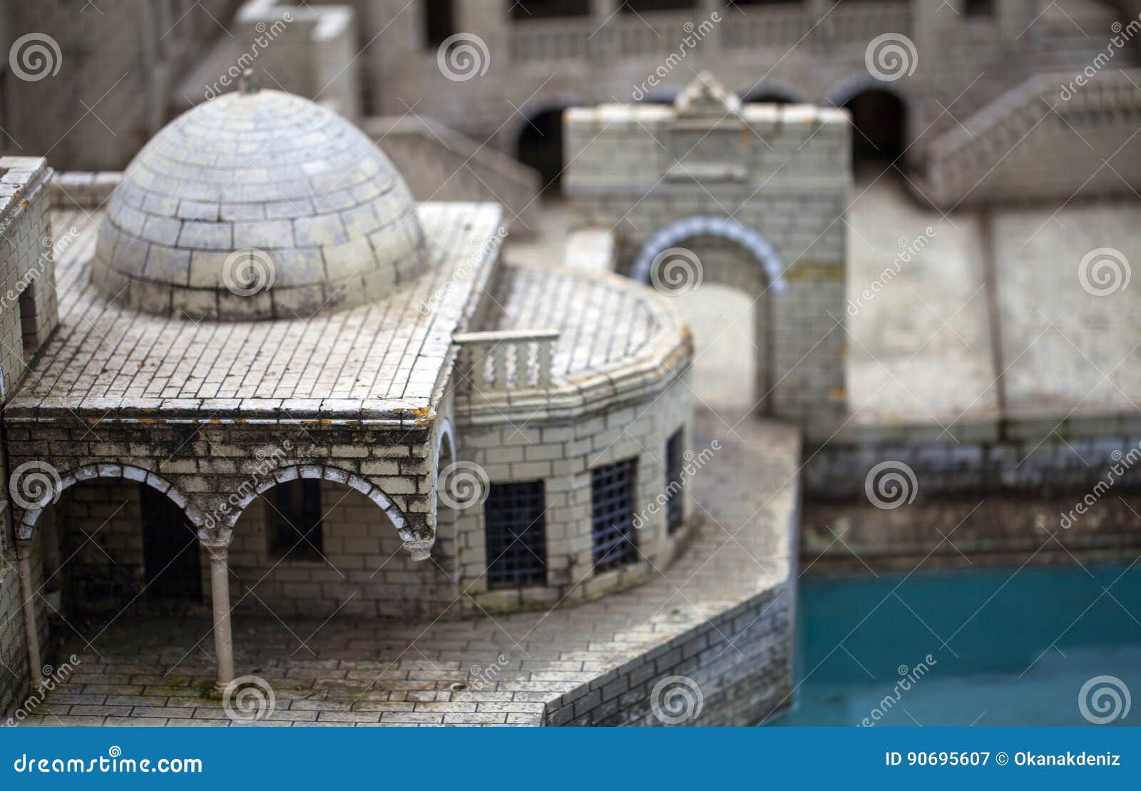 Historical Building Model stock image. Image of fortress - 90695607