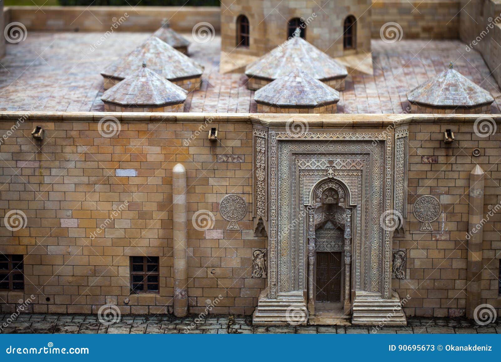 Historical Building Model stock image. Image of fortification - 90695673