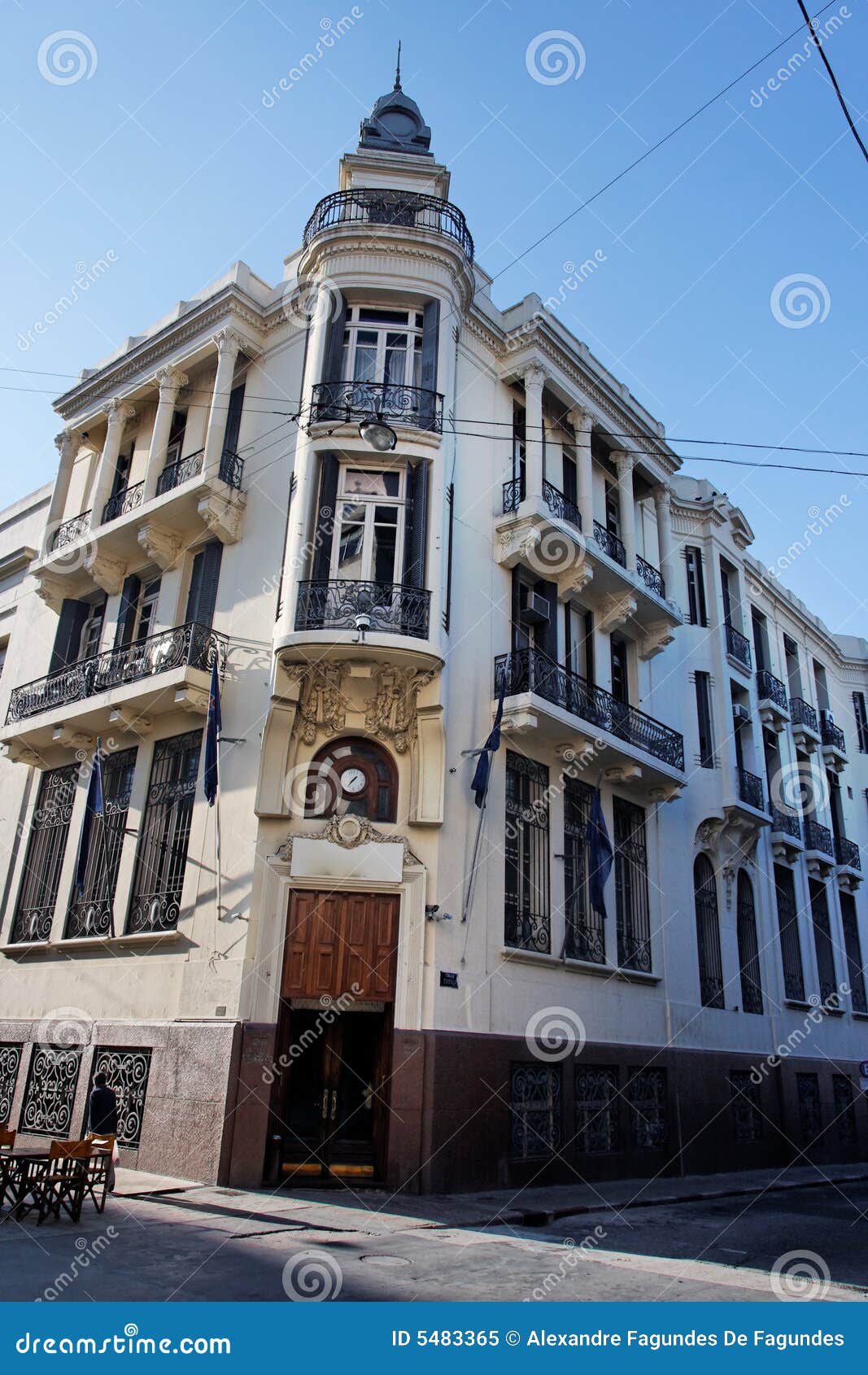 Historical Building in Montevideo Uruguay Stock Image - Image of latin ...