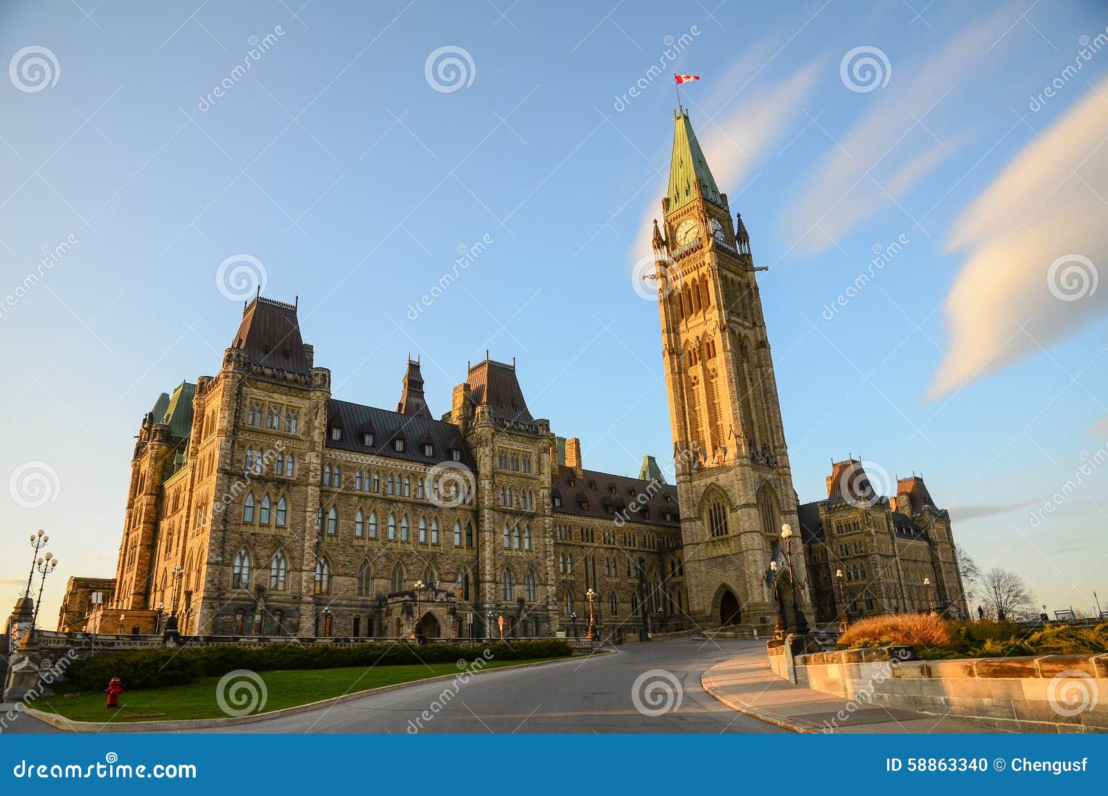 Historical Building of the Parliament Stock Photo - Image of aerial ...
