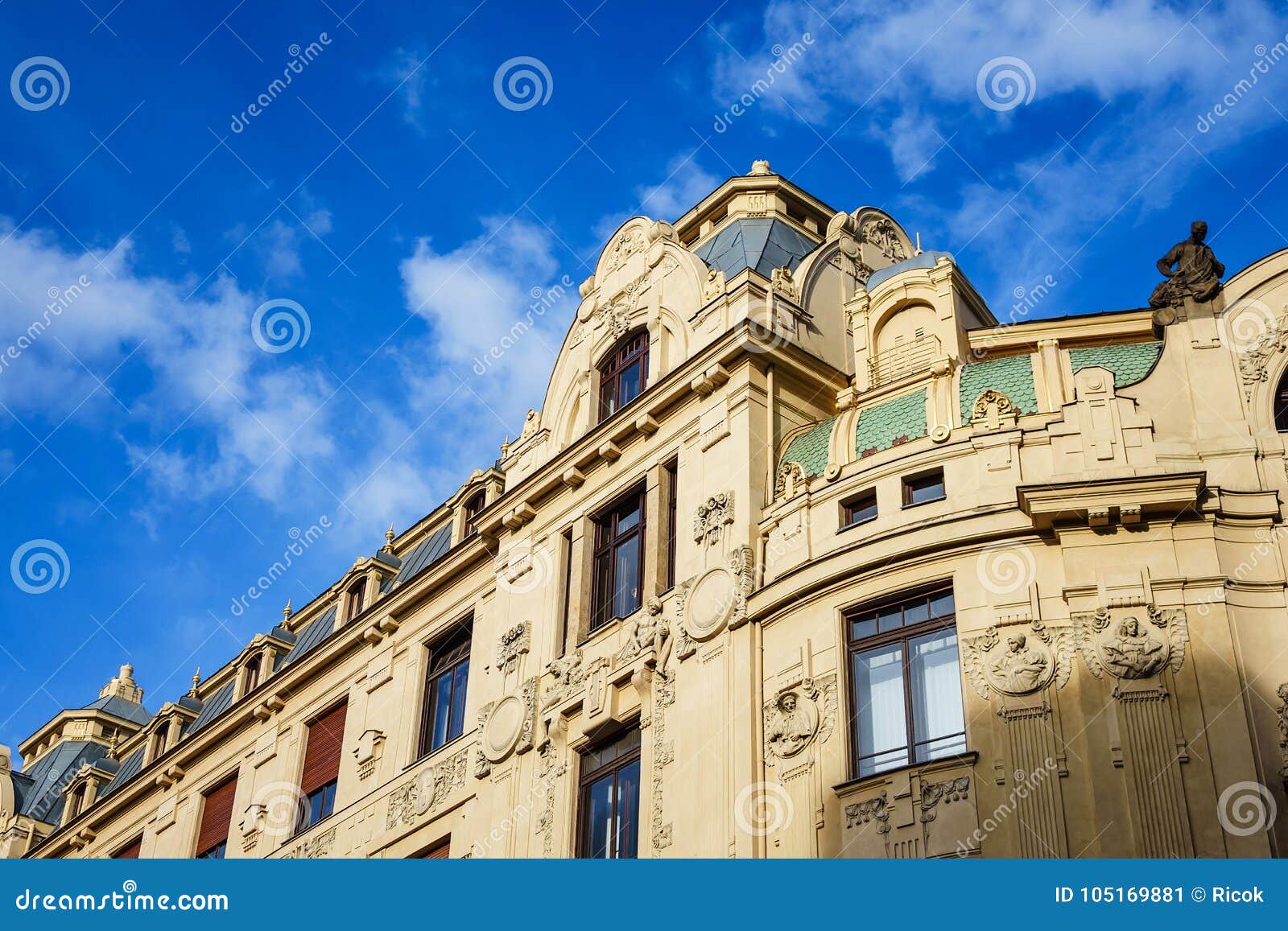 Historical Building in Prag, Czech Republic Stock Image - Image of ...