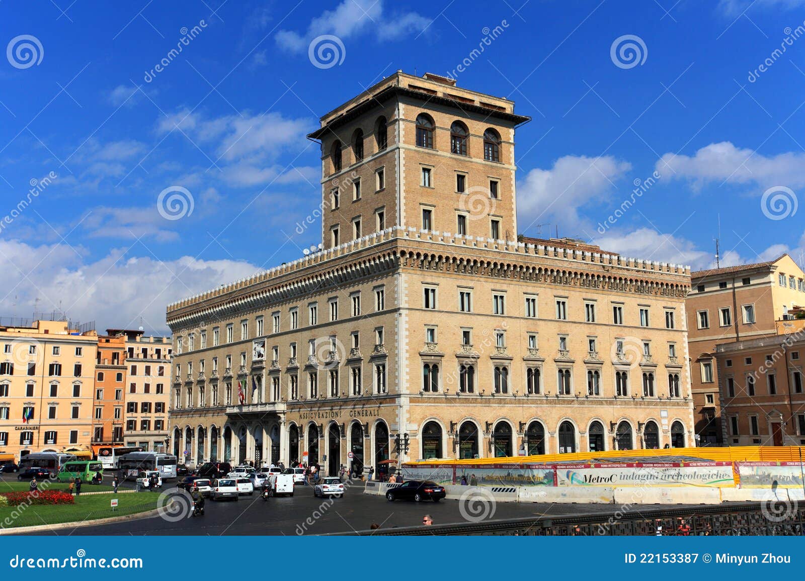 Historical Building.Rome editorial photography. Image of decoration ...