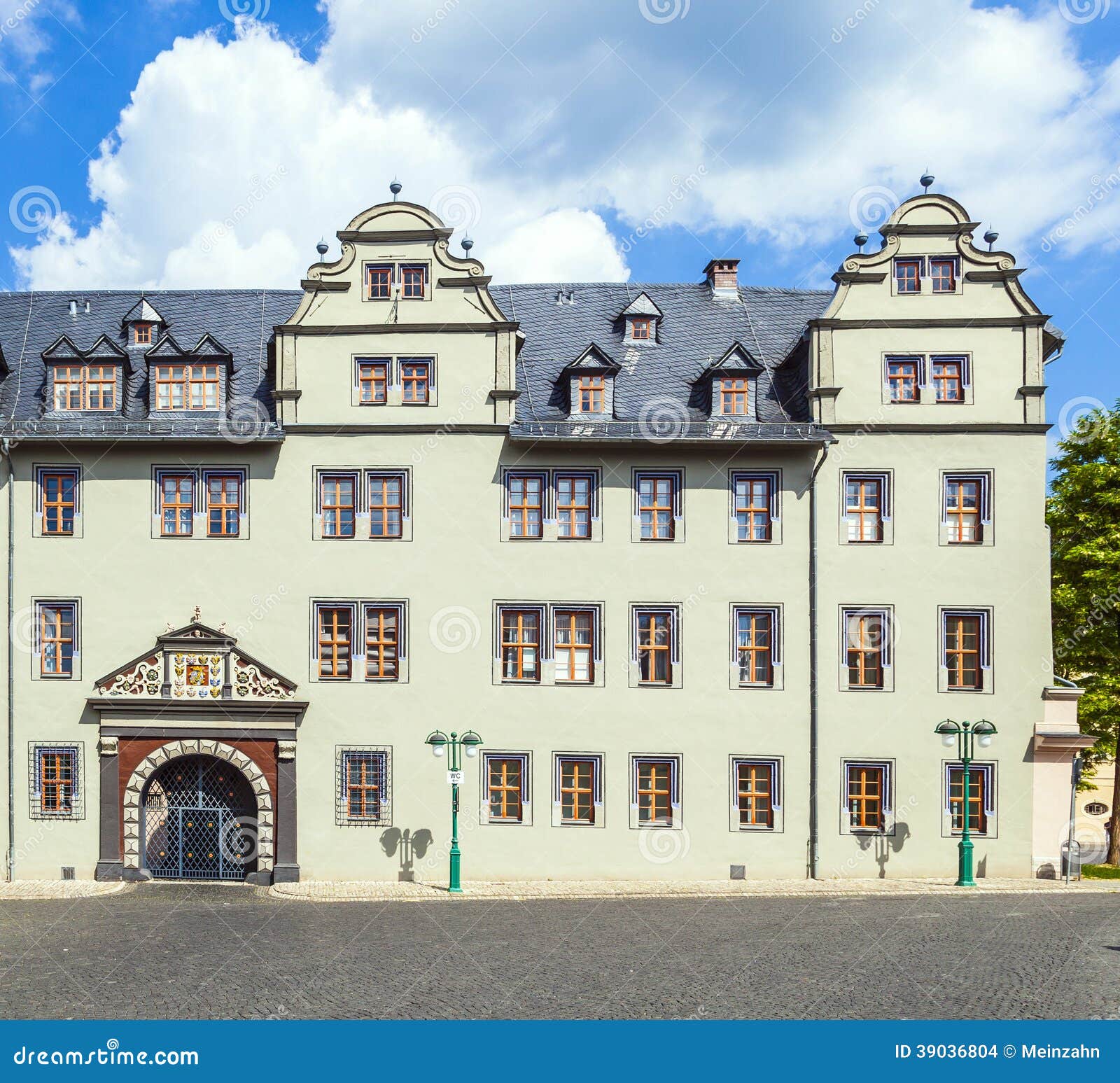 Historical Building in Weimar, Germany Stock Photo - Image of amalie ...