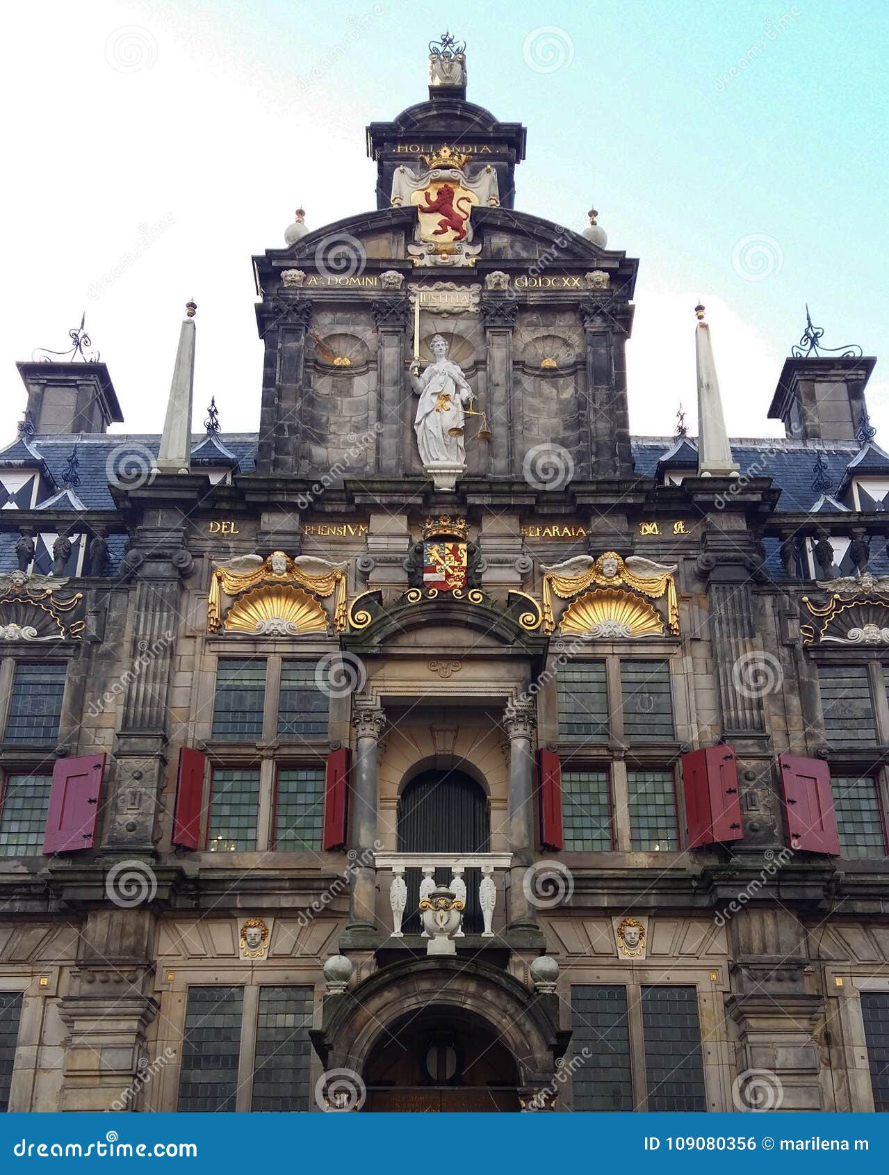 Delft stock photo. Image of amsterdam, buildings, delft - 109080356