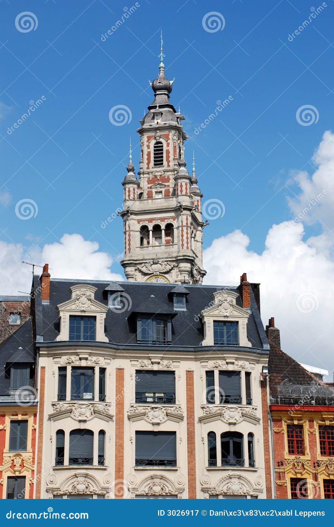 Historical Buildings in Lille Stock Image - Image of nord, historical ...