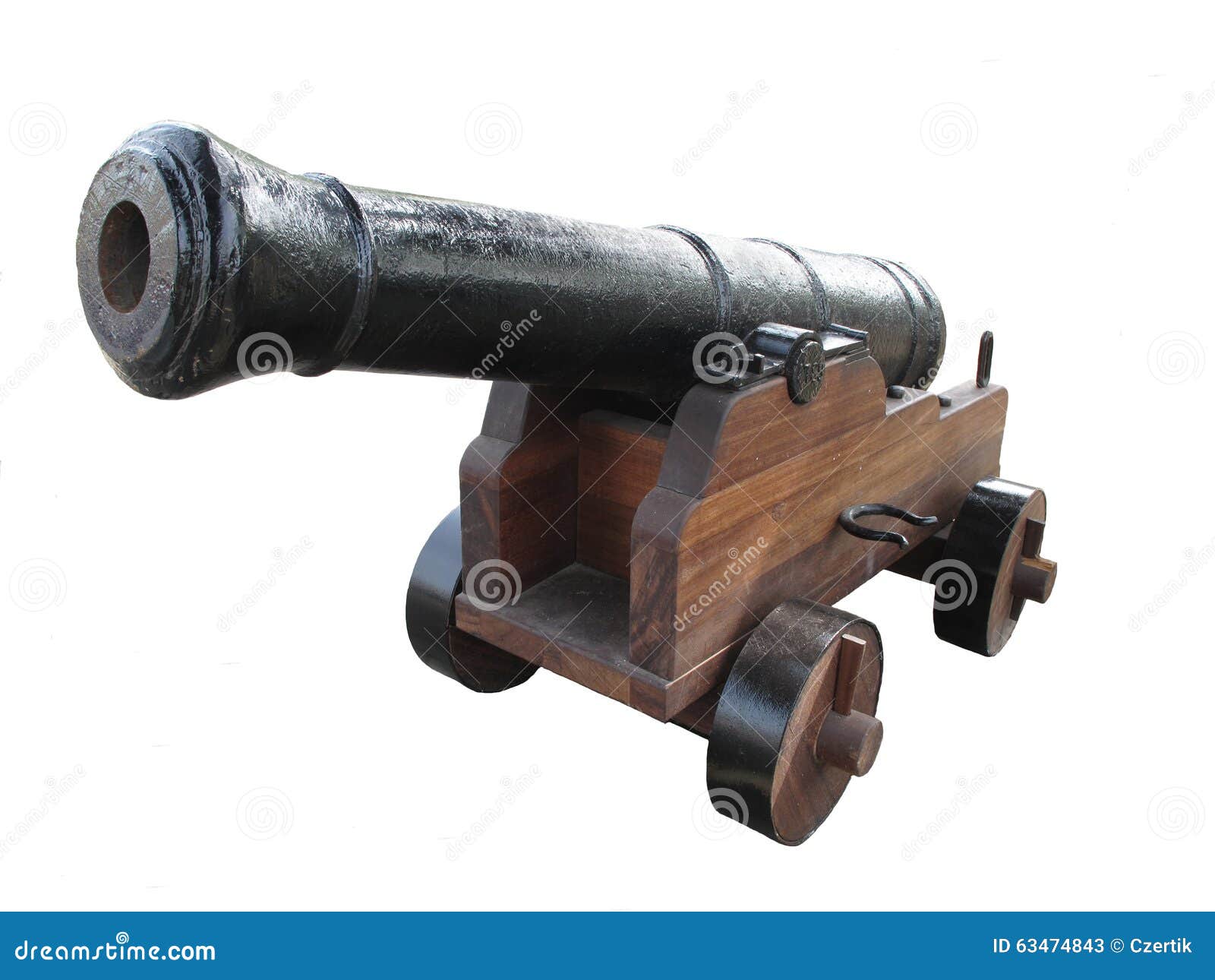 Historical cannon stock image. Image of isolated, reneissance - 63474843
