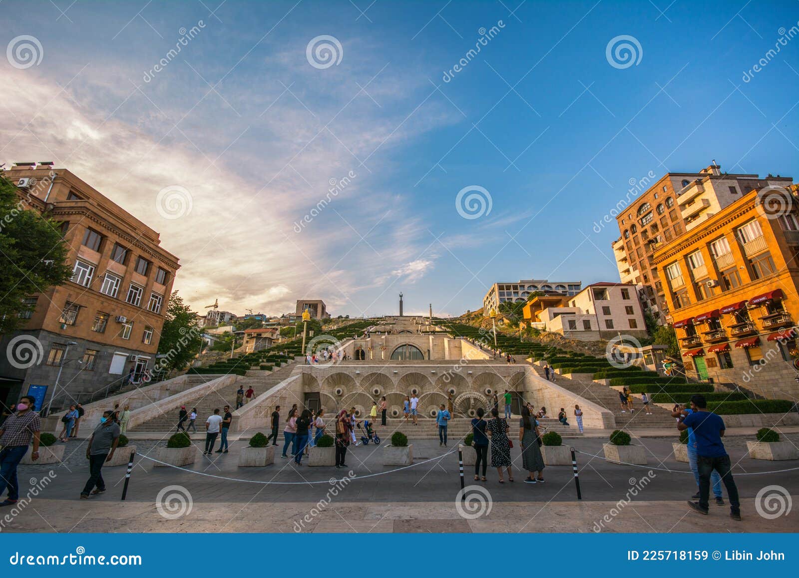 Historical Cascade Complex in Armenia Editorial Stock Image - Image of ...