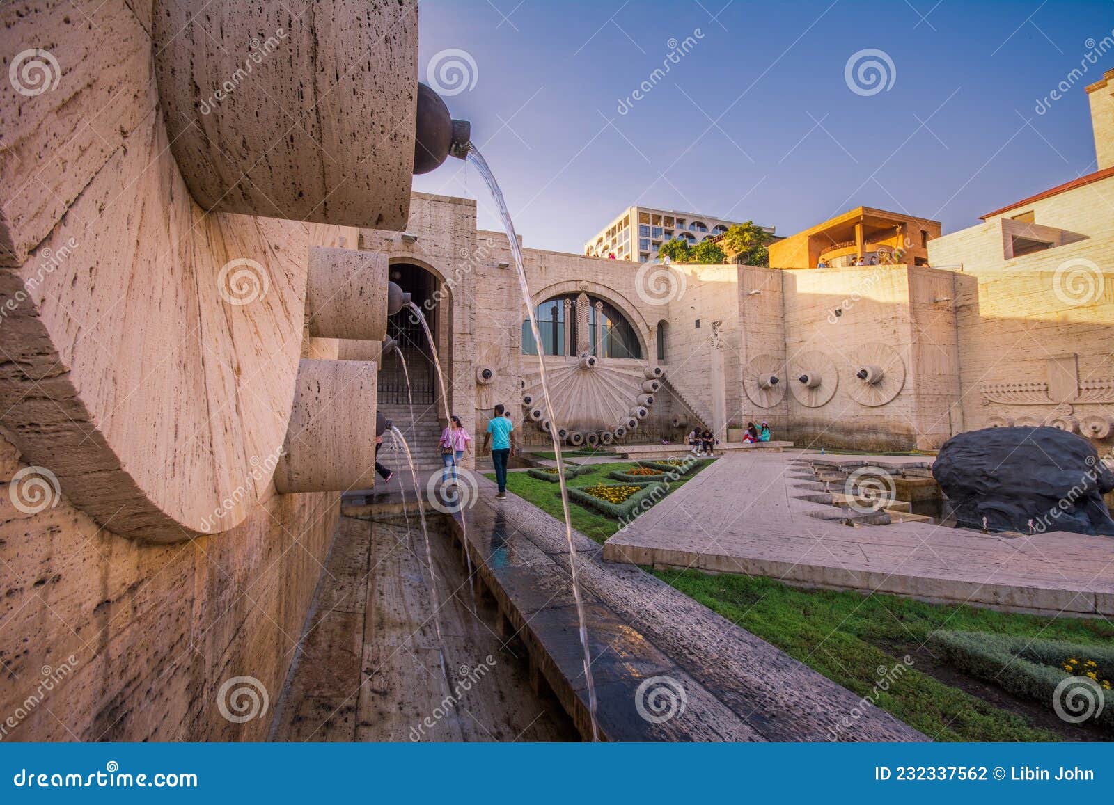 Historical Cascade Complex in Armenia Editorial Photography - Image of ...