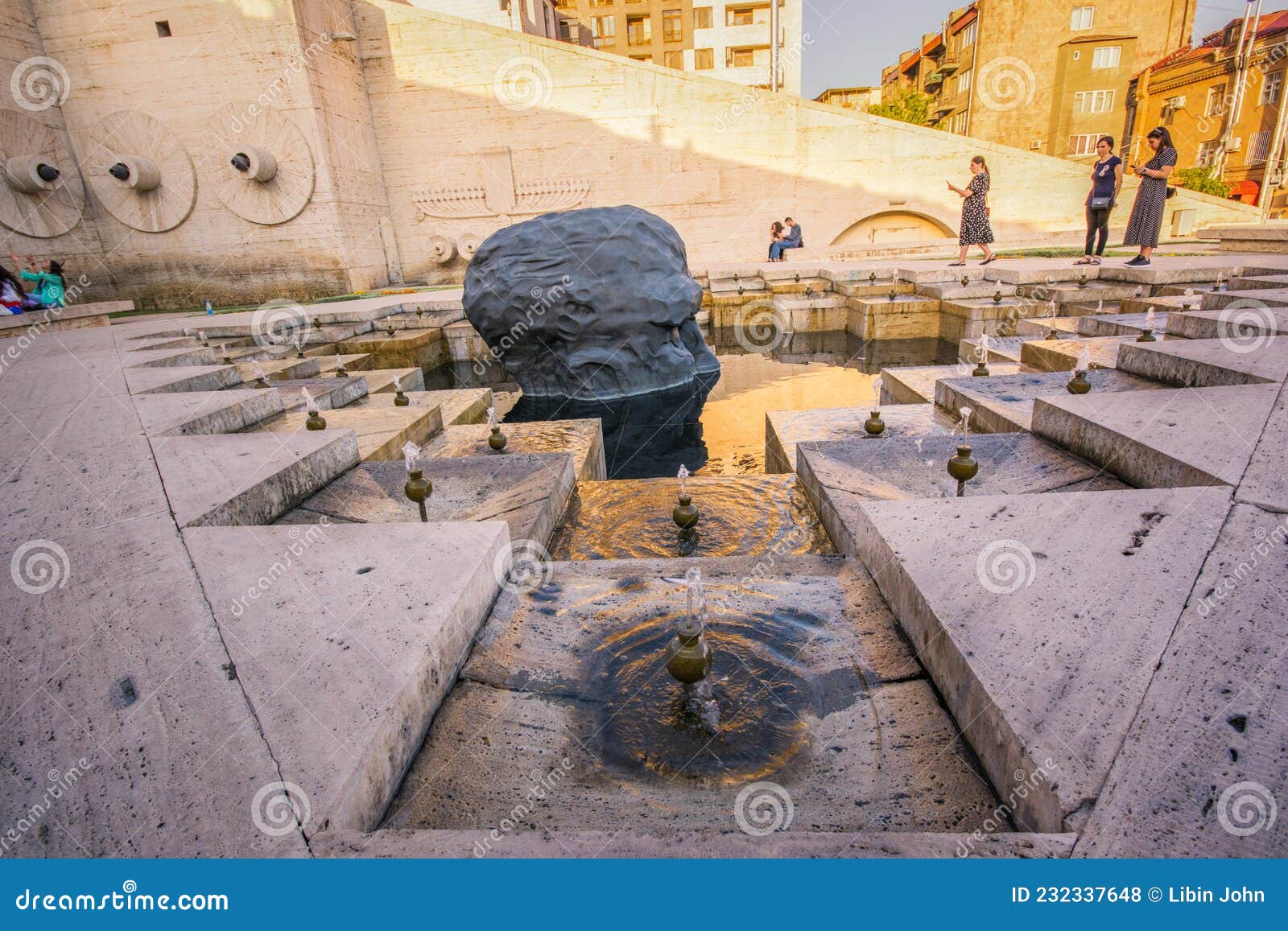 Historical Cascade Complex in Armenia Editorial Stock Photo - Image of ...