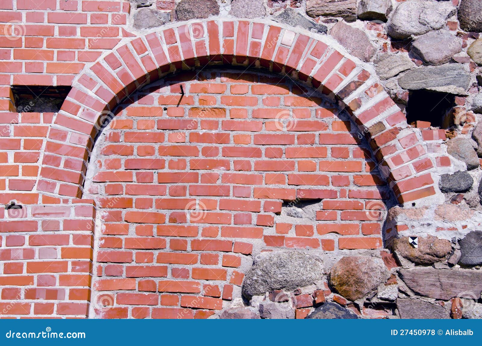 Historical Castle Bricks and Stones Wall Stock Photo - Image of ...
