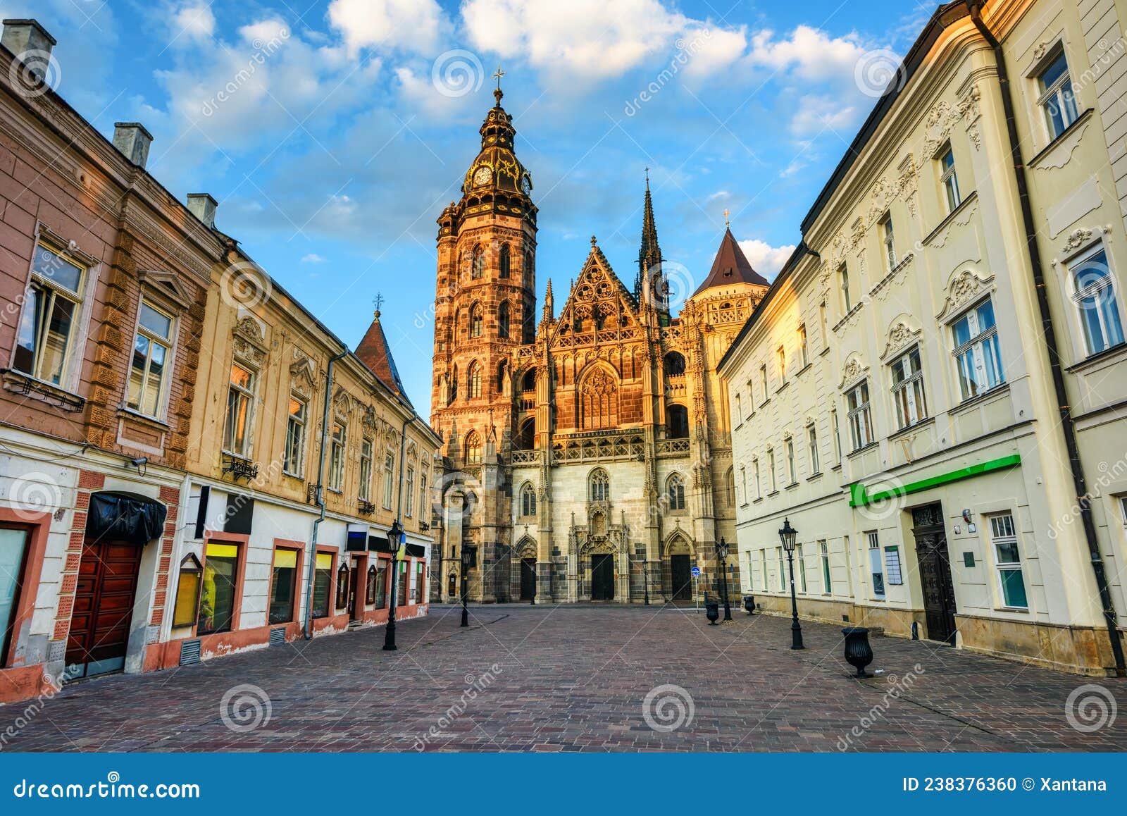 Historical Cathedral of Kosice, Slovakia Stock Photo - Image of ...