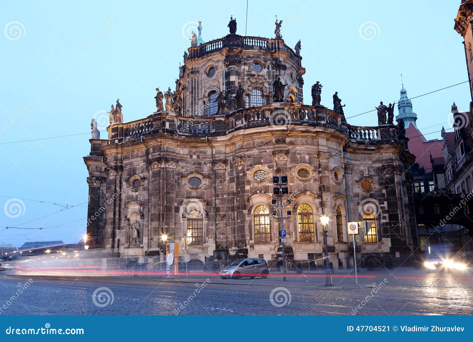 Historical Center of Dresden (landmarks), Germany Stock Image - Image ...