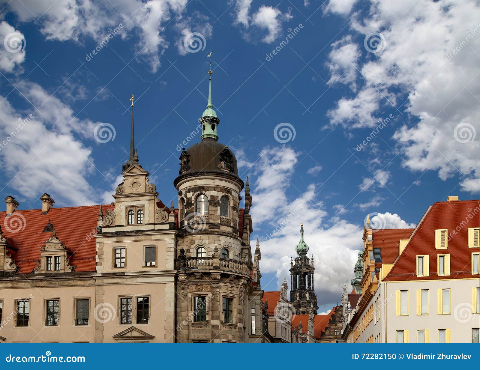 Historical Center of Dresden (landmarks), Germany Stock Photo - Image ...