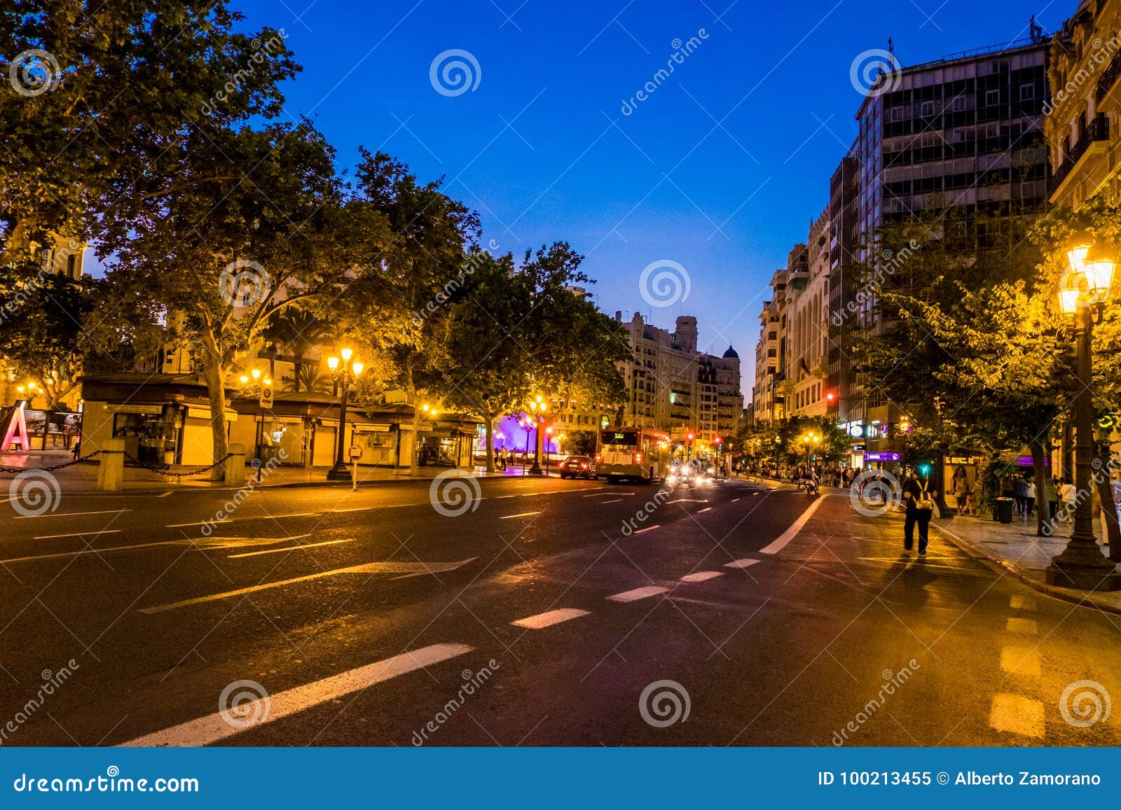 The Historical Center of the Valencia City, Spain Editorial Image ...