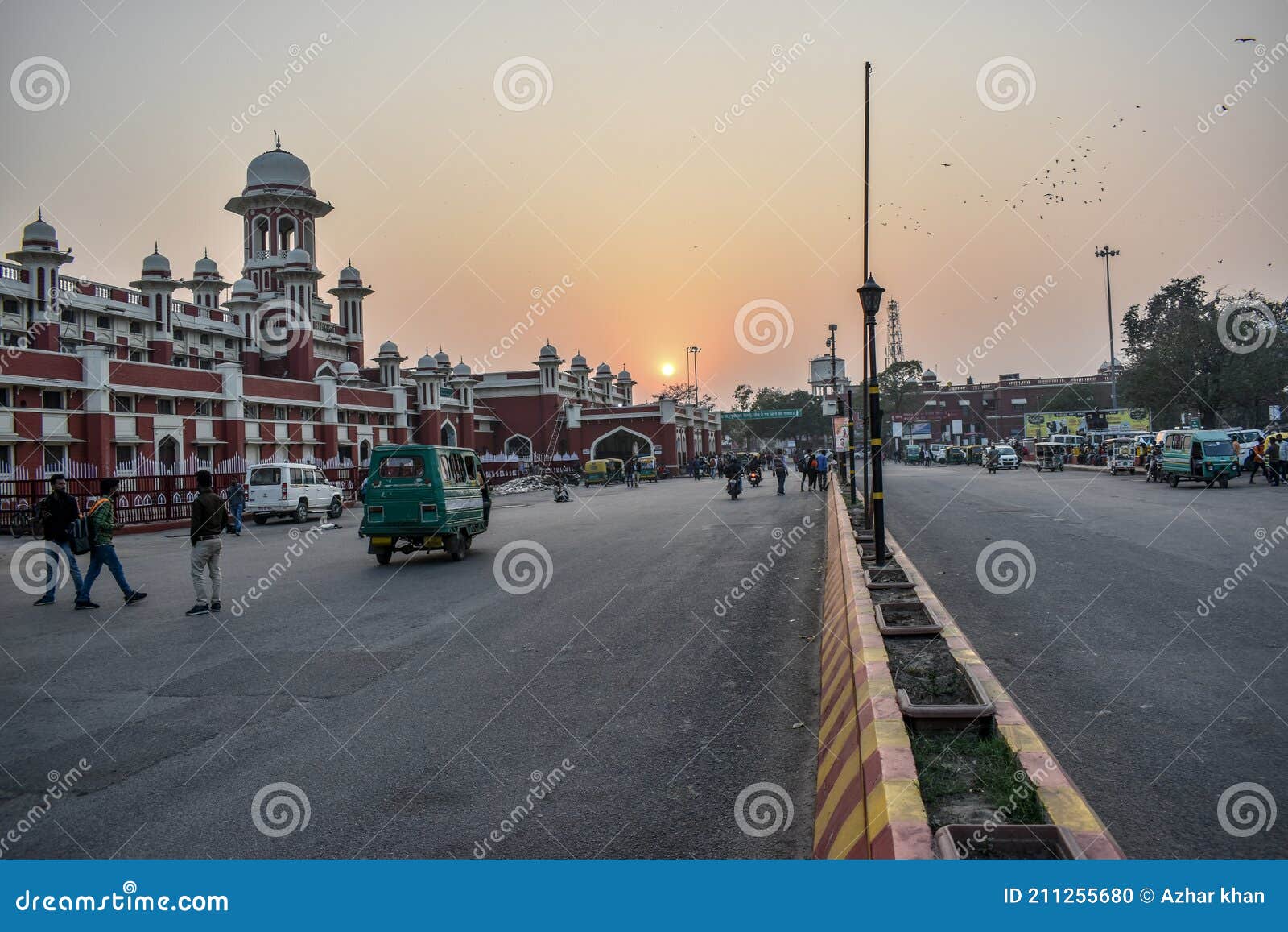 Historical Charbagh Railway Station in Lucknow India Editorial Image ...