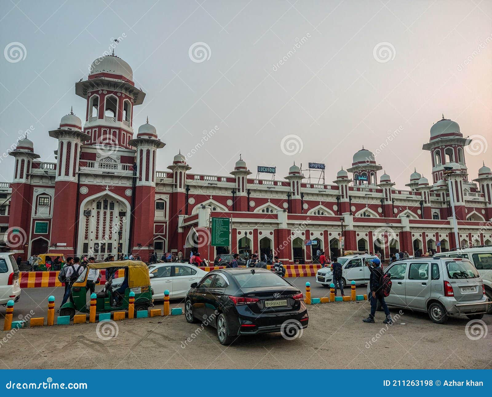 Historical Charbagh Railway Station in Lucknow India Editorial Stock ...