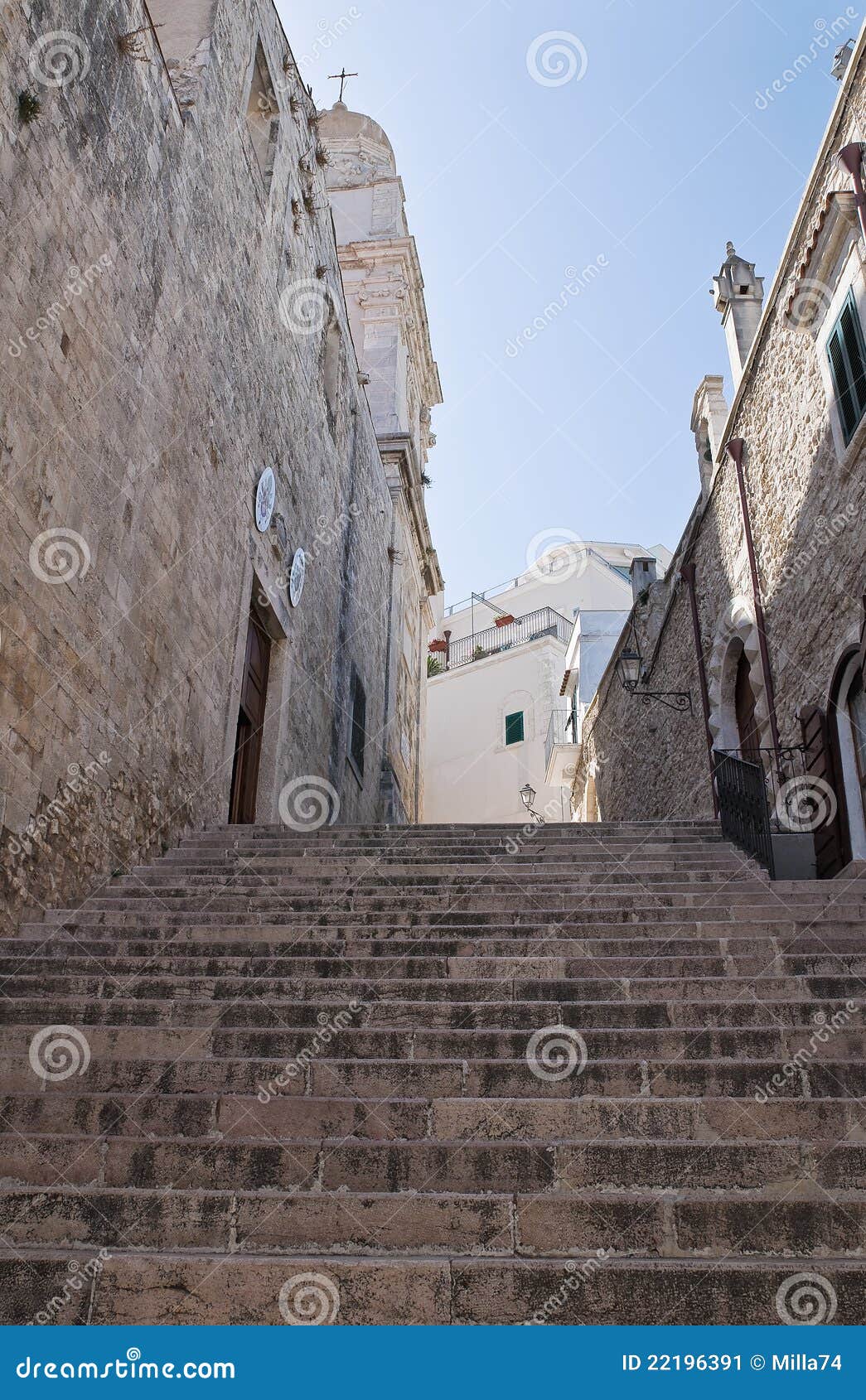 Historical Church of Vieste. Stock Image - Image of maria, foggia: 22196391