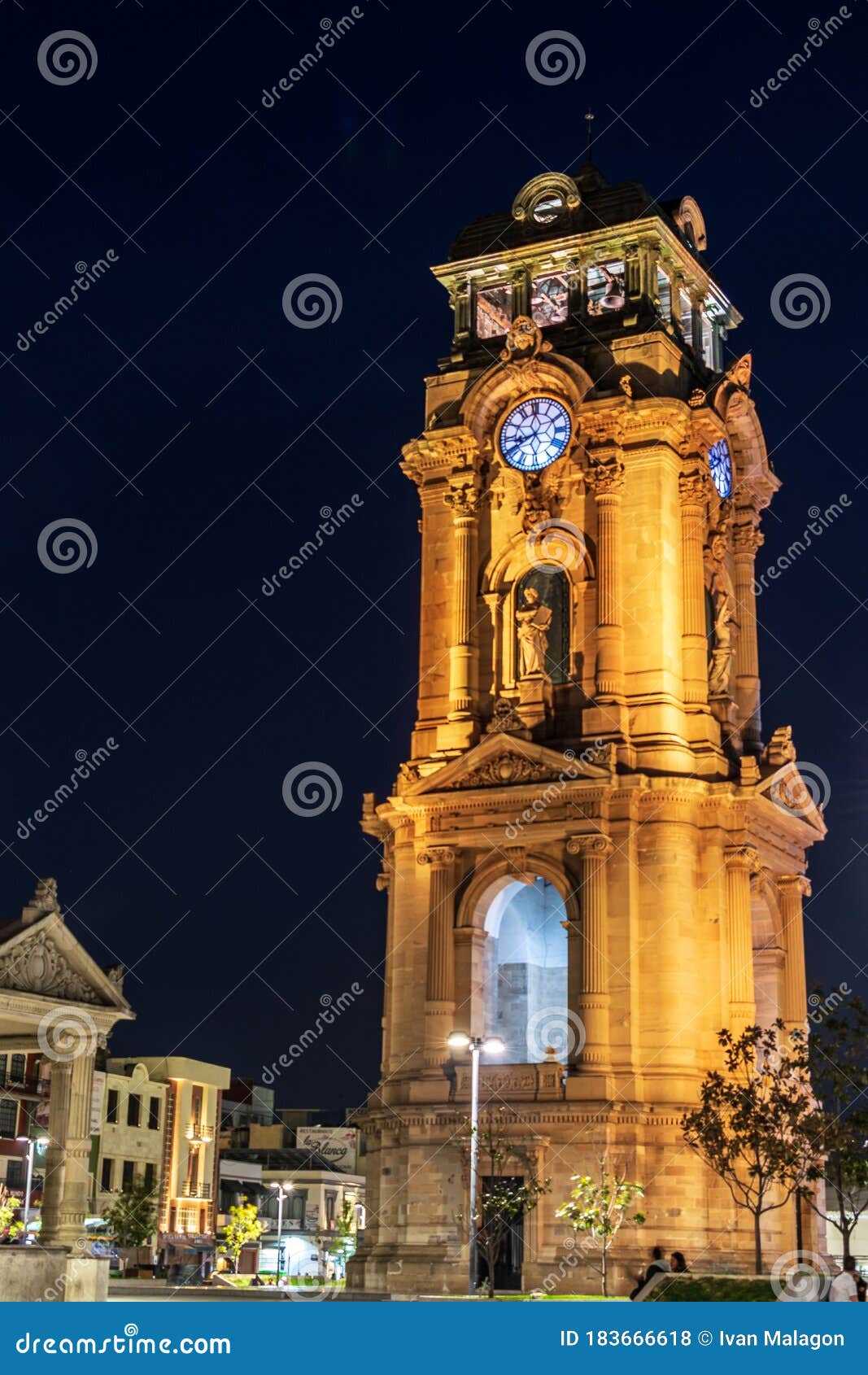 Historical Clock Monument in Pachuca Mexico Editorial Stock Photo ...