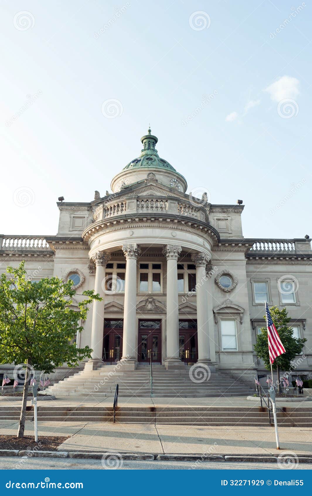 Historical Courthouse, Somerset Co., Pa. Stock Image - Image of city ...