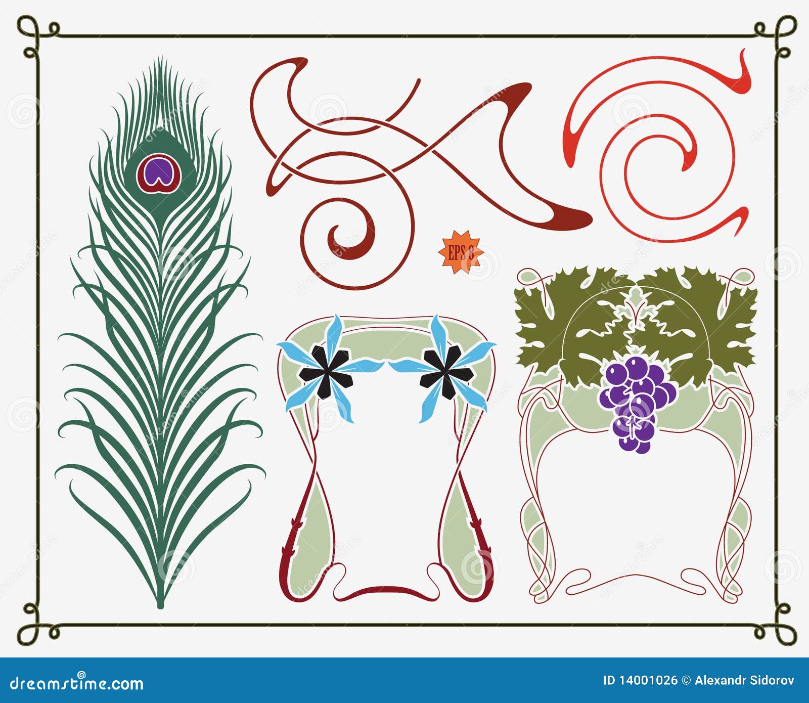 Historical Design Collection Stock Vector - Illustration of deco, frame ...