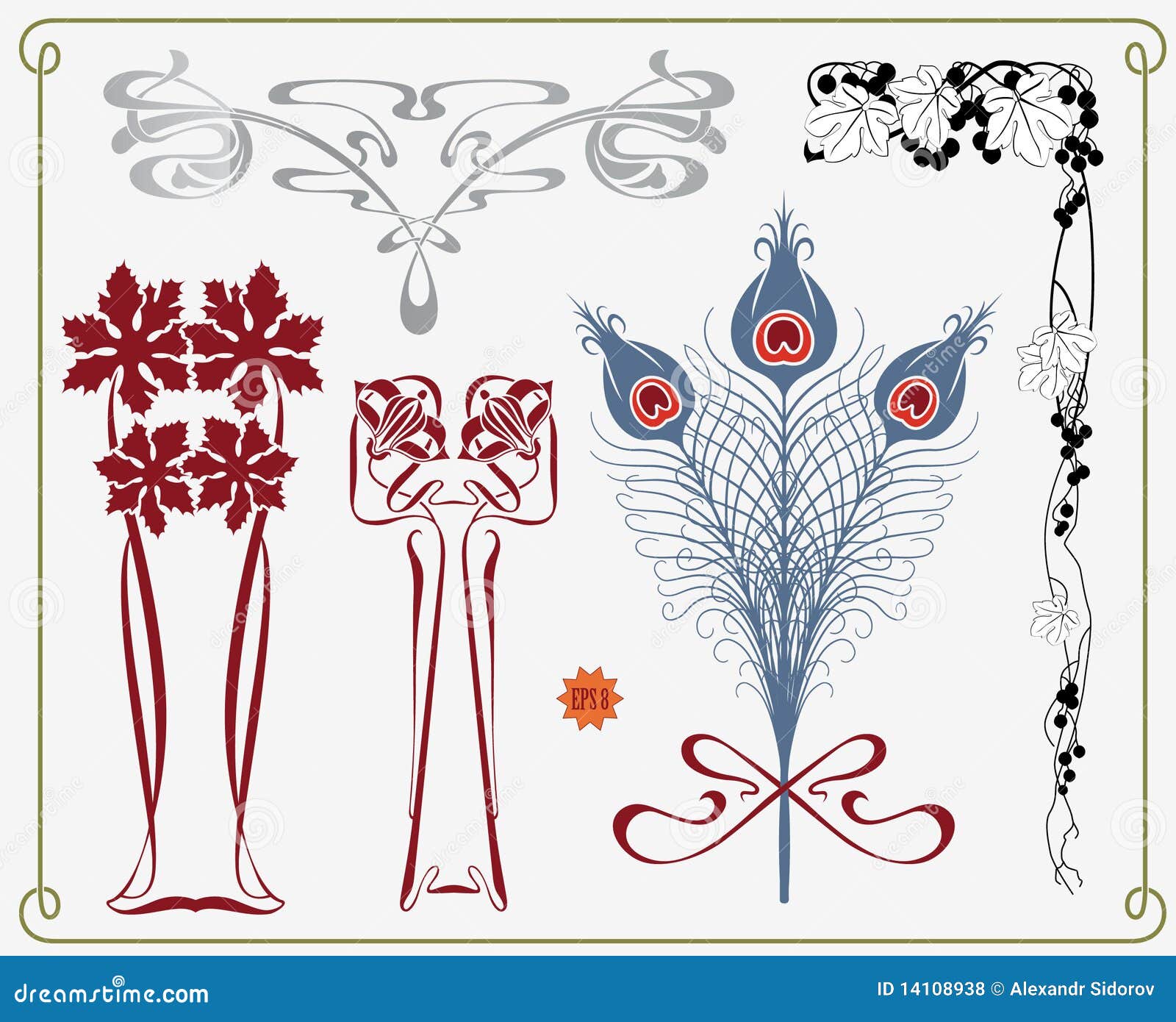 Historical Design Collection Stock Vector - Illustration of luxury ...