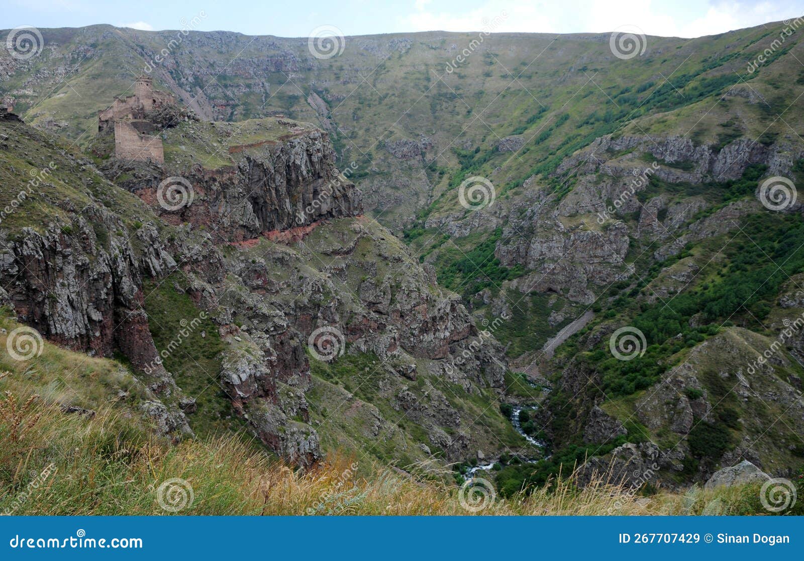 Historical Devil S Castle - Ardahan Stock Image - Image of terrain ...