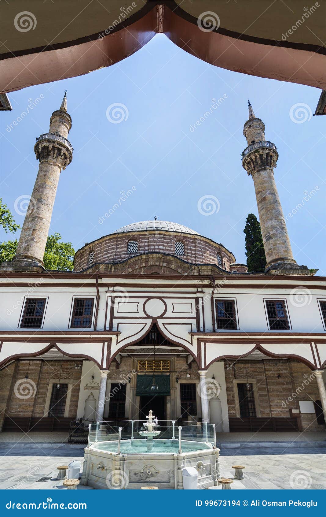 Historical Emir Sultan Mosque, Bursa, Turkey Stock Photo - Image of ...