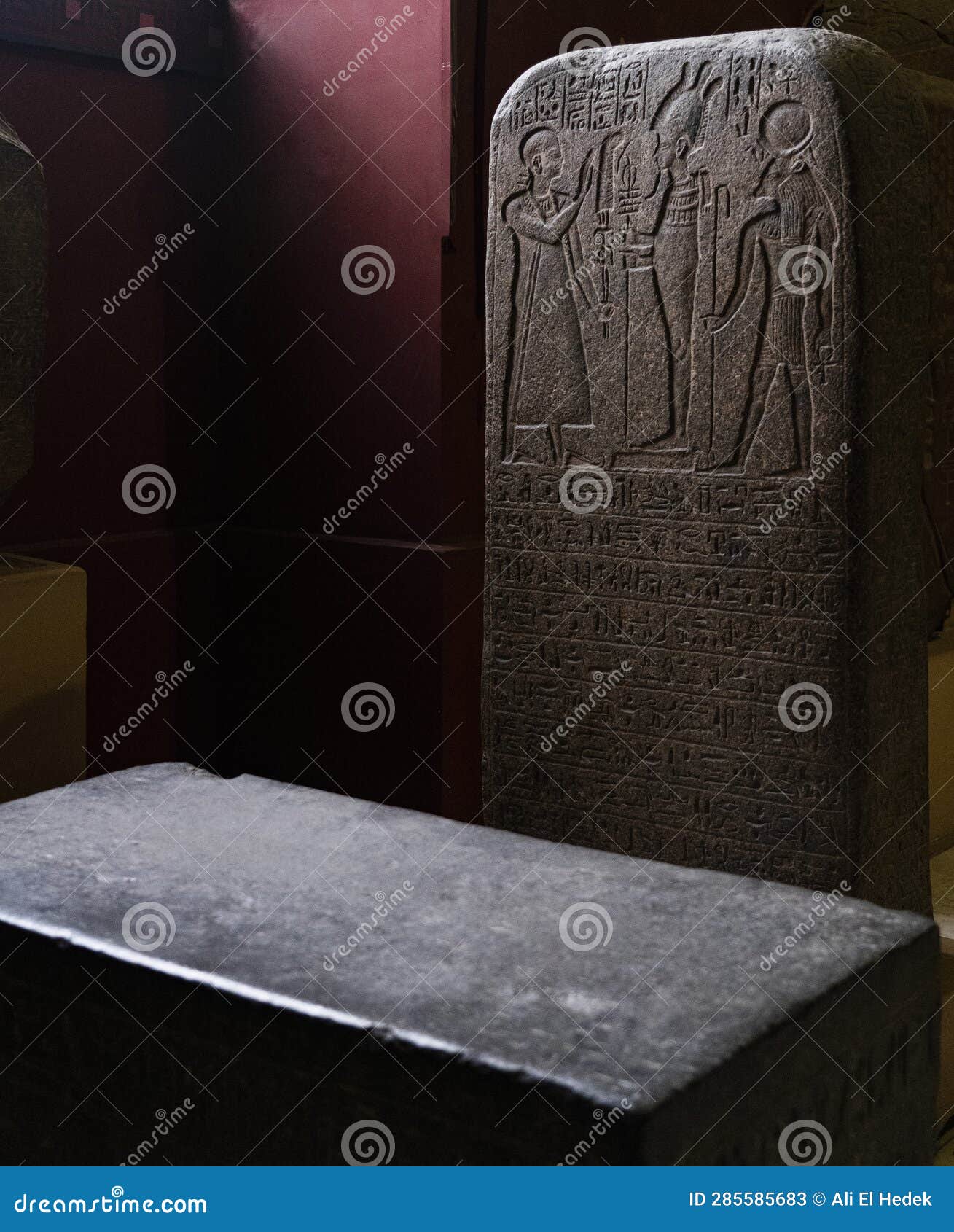 Historical Engraved Stone.Ancient Egyptian History Stock Image - Image ...