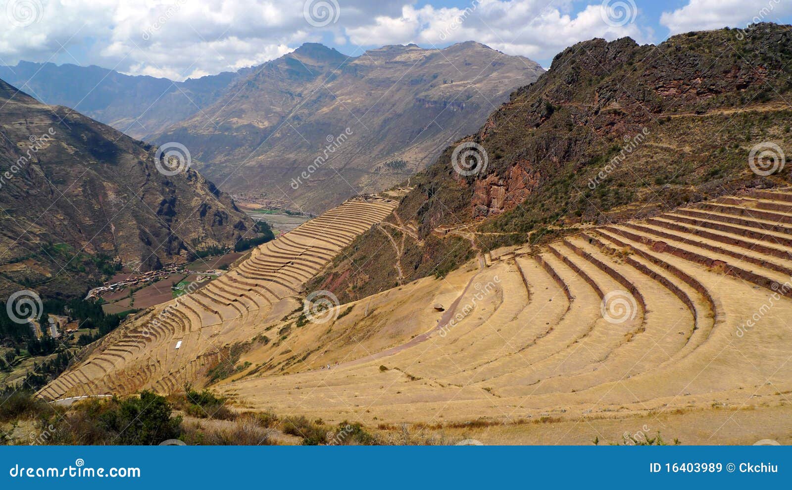Historical Farming Terraces in Peru Stock Image - Image of spectacular ...