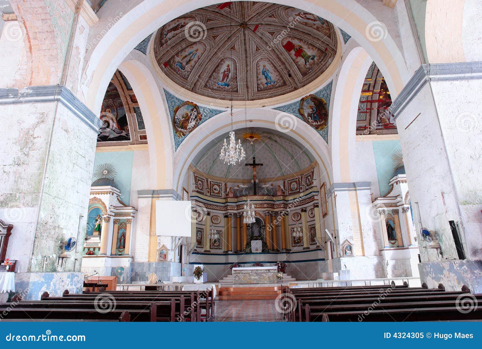 Old Baroque Filipino Church. Royalty-Free Stock Photo | CartoonDealer ...