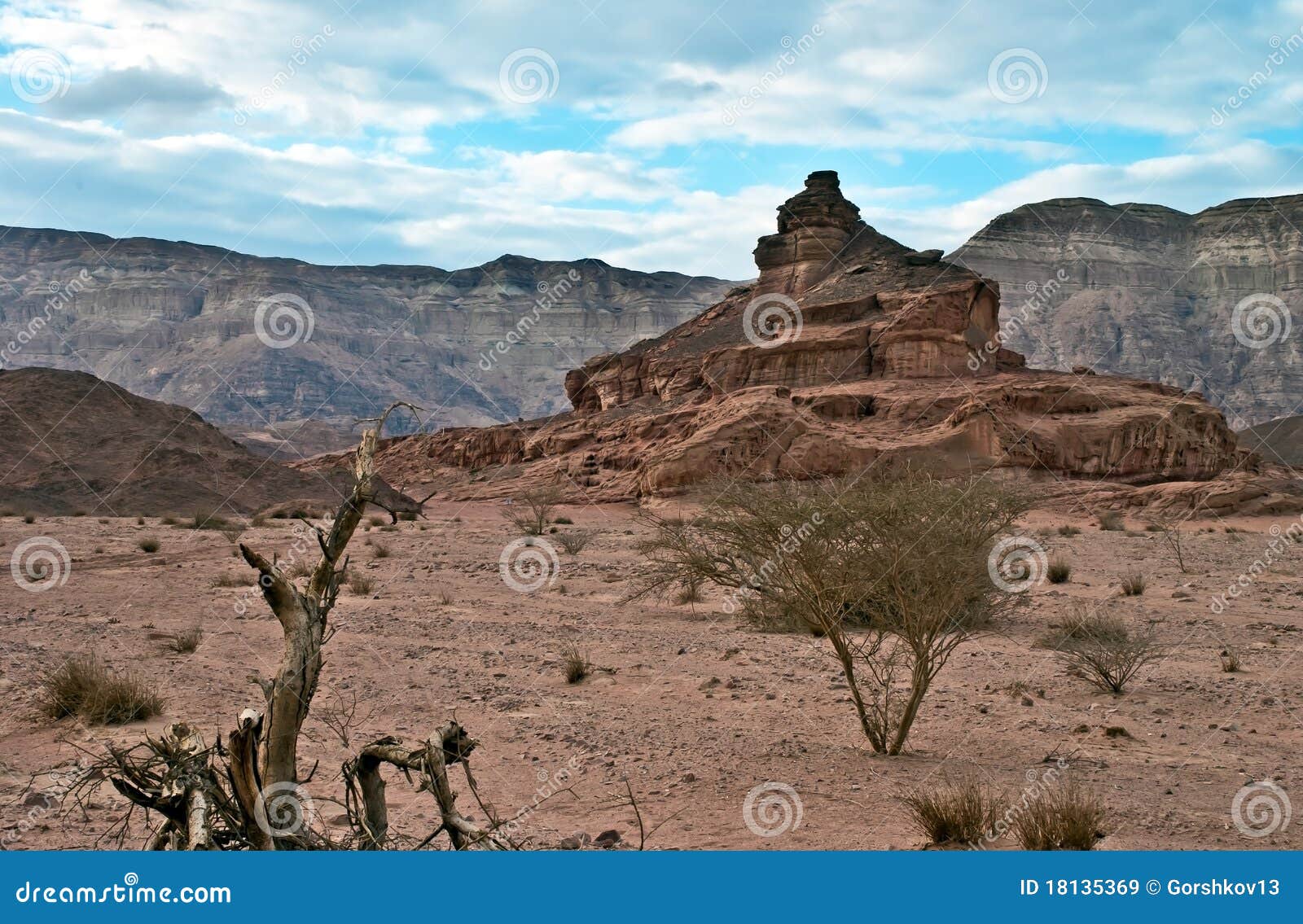 Historical and Geological Timna Park, Israel Stock Image - Image of ...