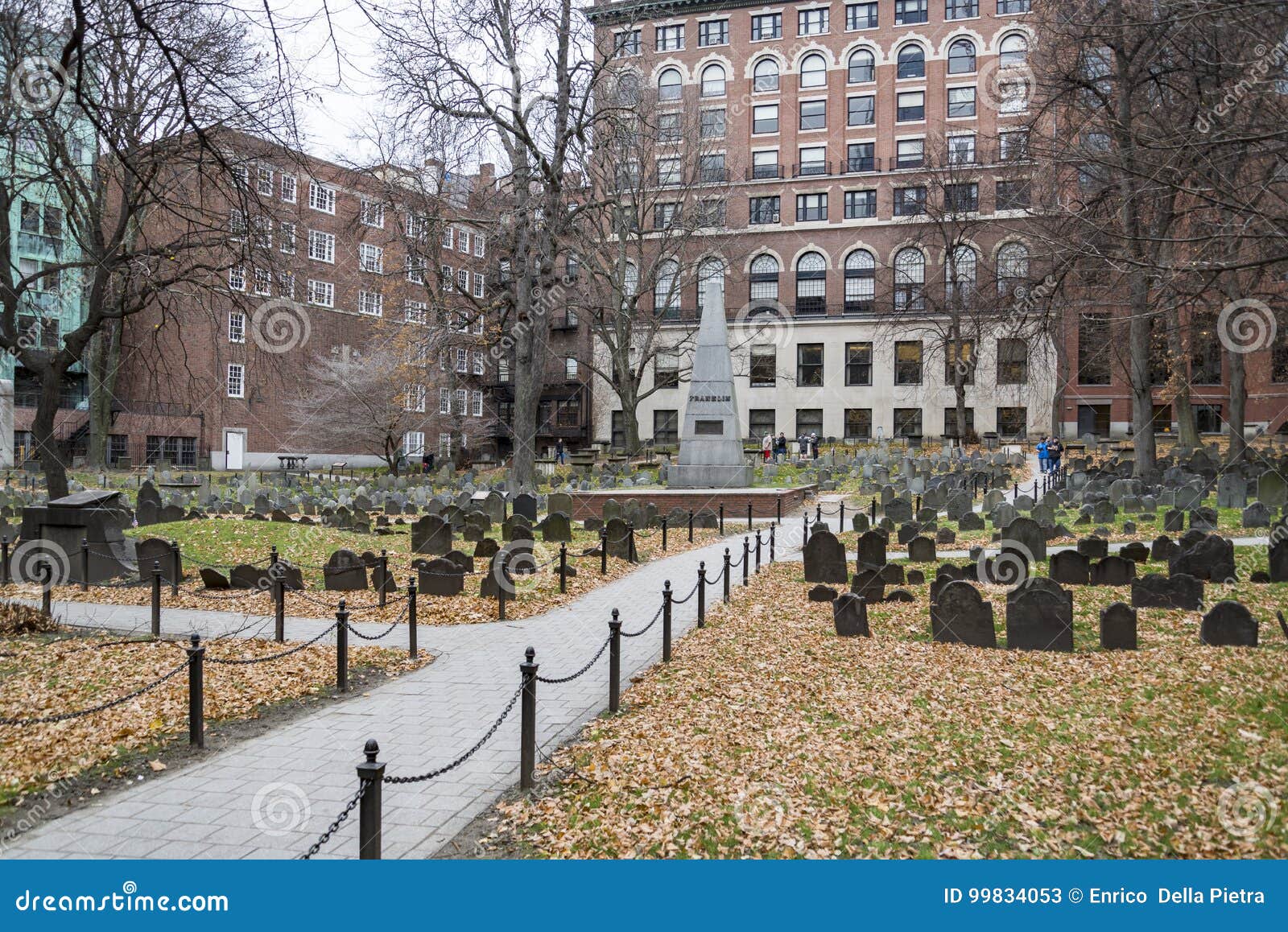 Graveyard in Boston editorial stock photo. Image of american - 99834053