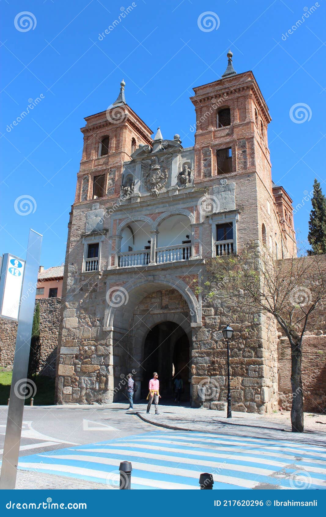 A great gate in Toledo editorial photo. Image of crossroad - 217620296